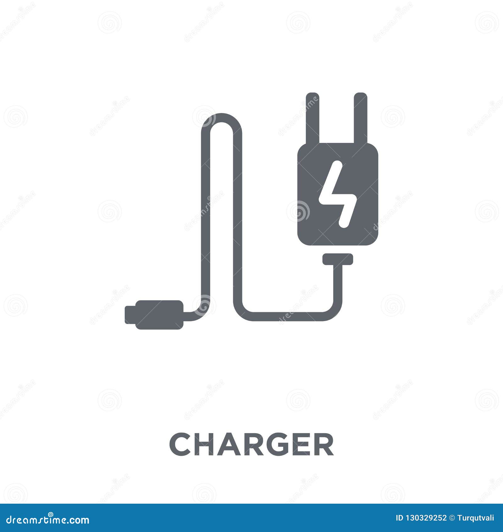 Charger Icon from Electronic Devices Collection. Stock Vector ...