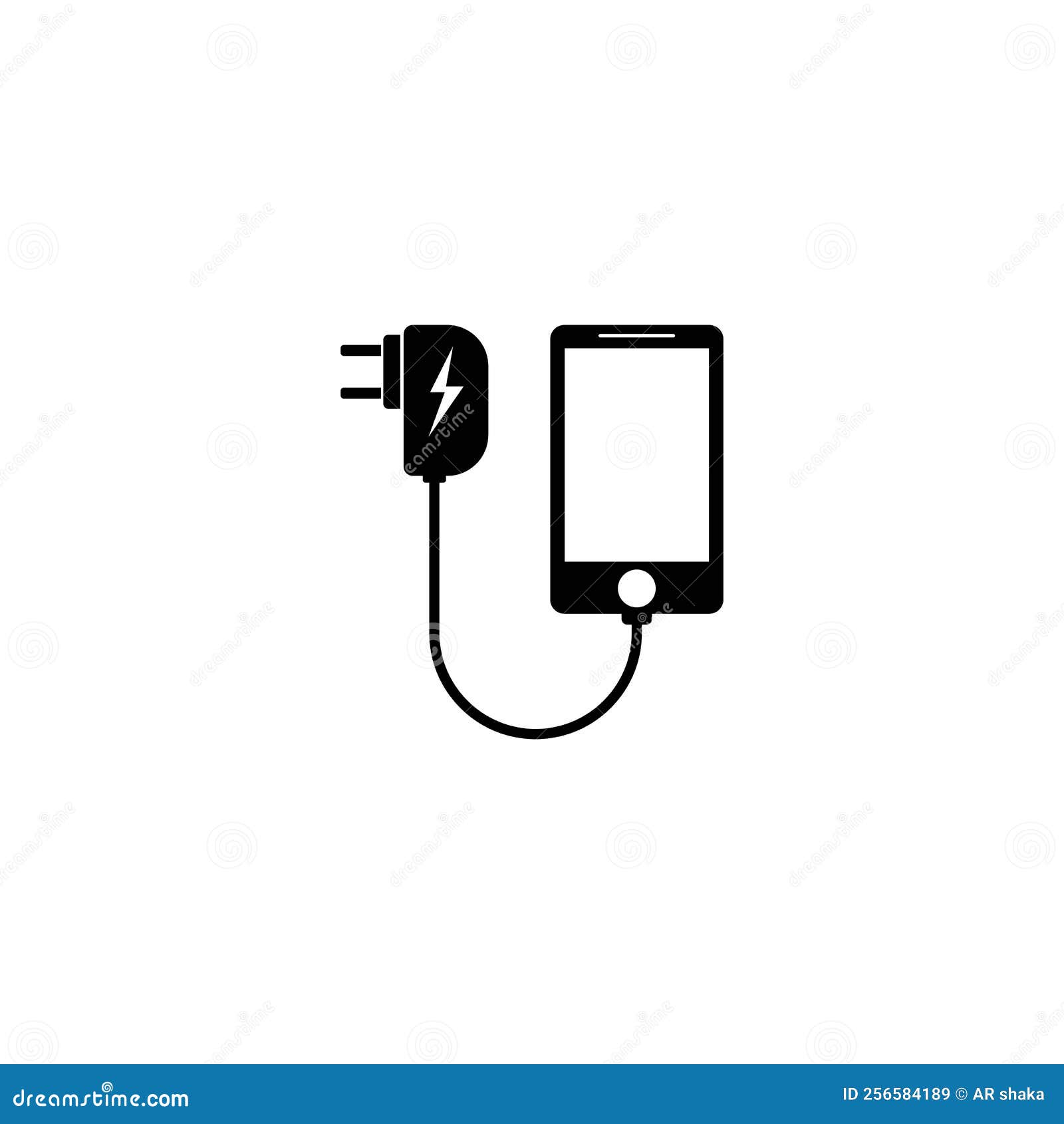 Charger Icon Logo Vector Design Stock Vector - Illustration of design ...