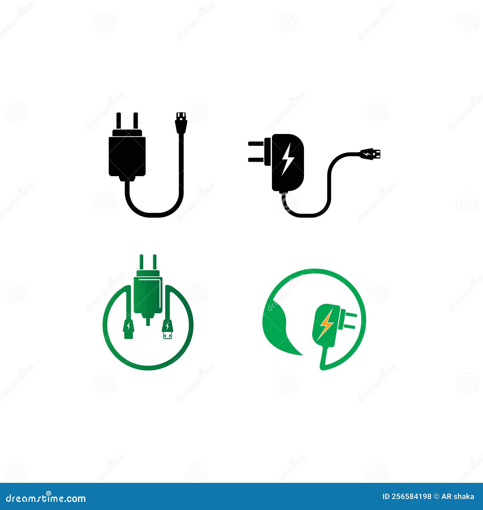 Charger Icon Logo Vector Design Stock Vector - Illustration of ...