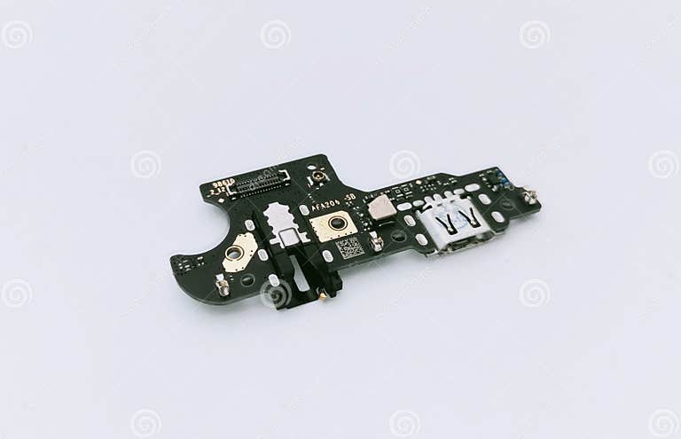 Charger Pcb Connector Board Stock Photo - Image of flexibel, charger ...