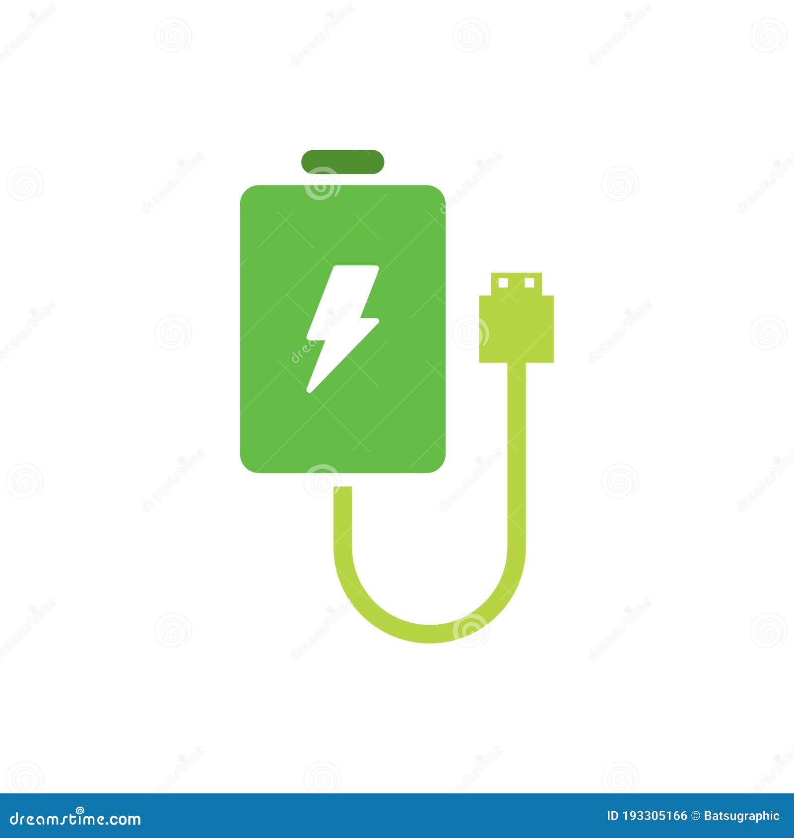 Charger Vector Icon Logo Design Stock Vector - Illustration of icon ...