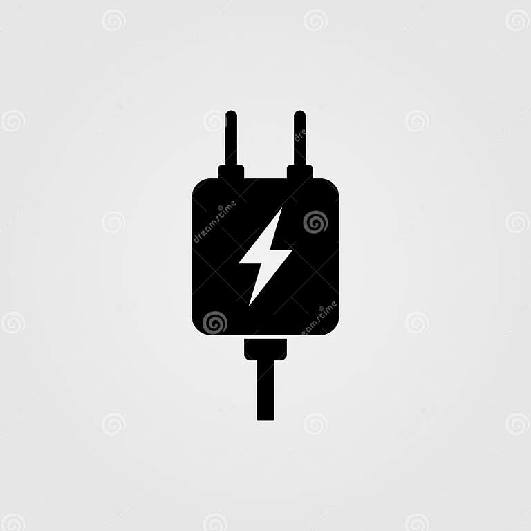 Charging Adapter Icon. Electronic Device Power Adapter Symbol Stock ...