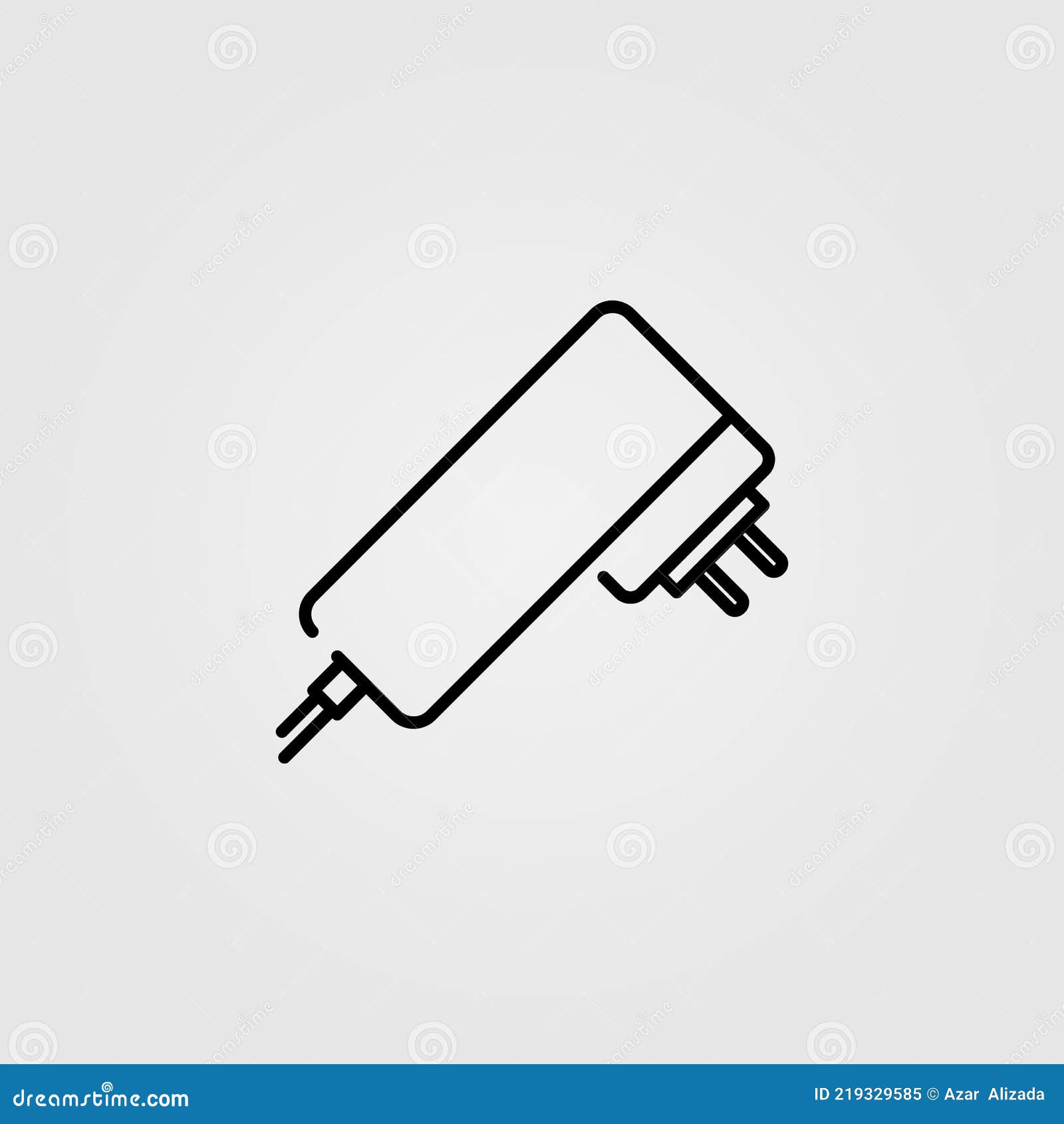 Charging Adapter Icon. Electronic Device Power Adapter Symbol Stock ...