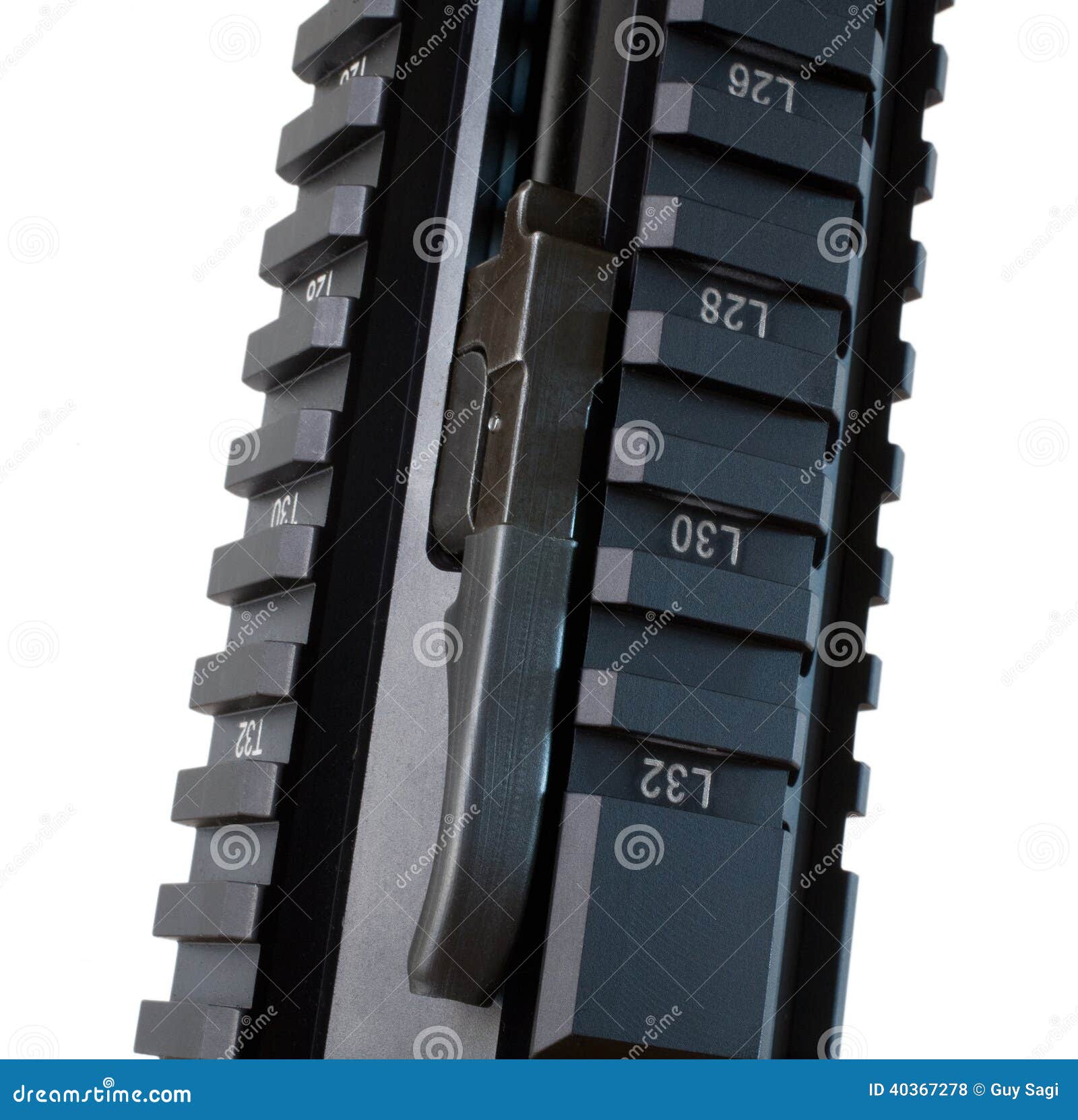 AR-15 Charging Handle And Bolt Carrier Group Stock Photography ...