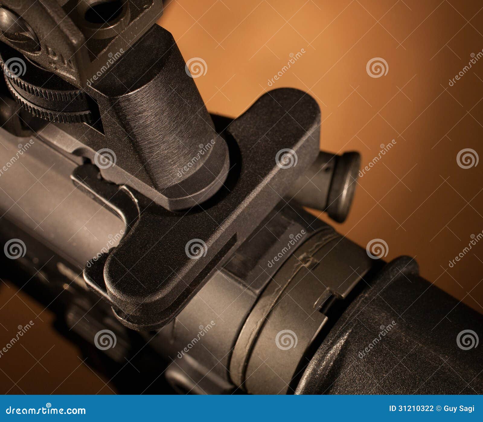 AR-15 Charging Handle And Bolt Carrier Group Stock Photography ...