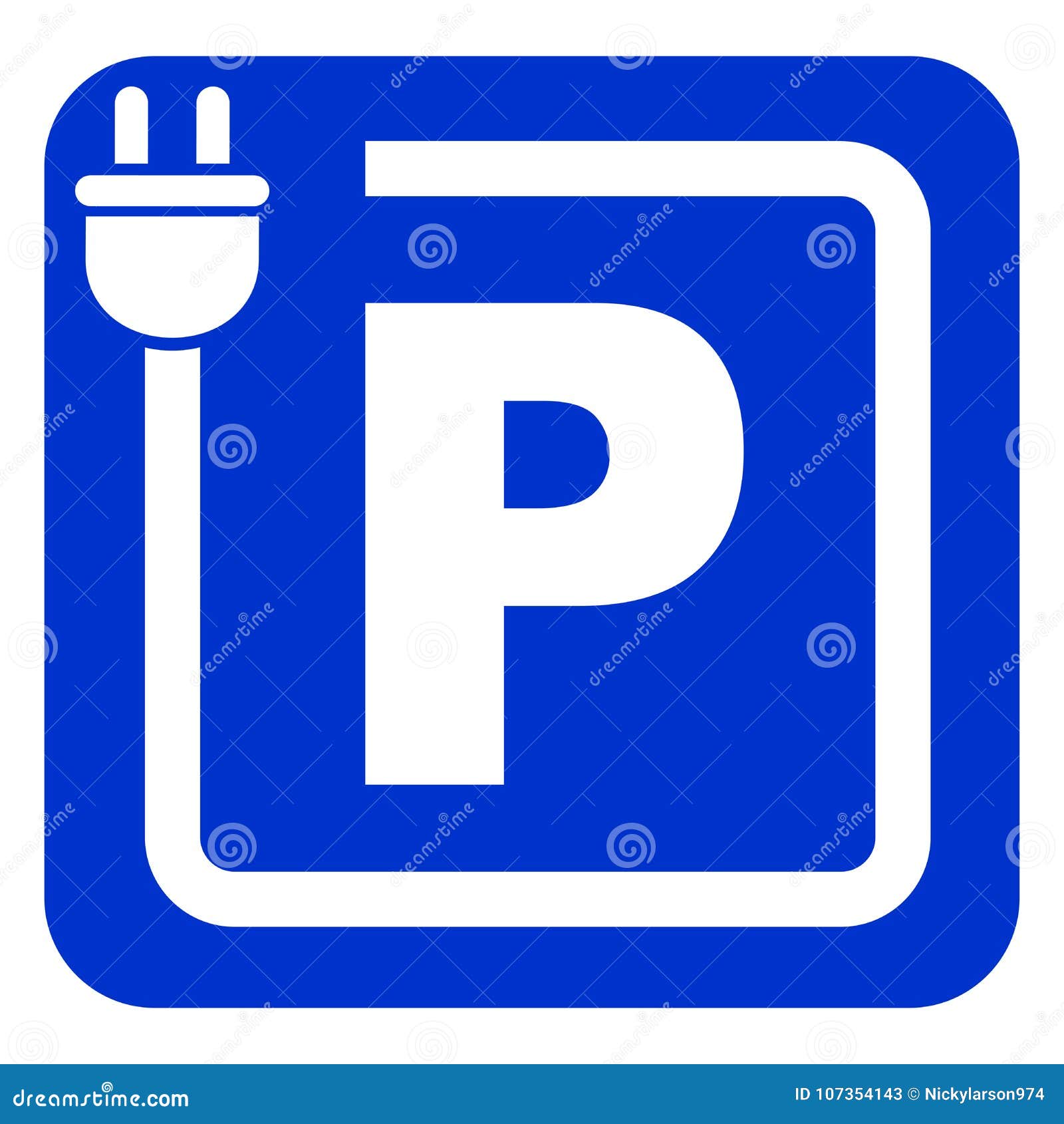 Set Charging Parking Electric Car, Smart System, Gear And Lightning ...