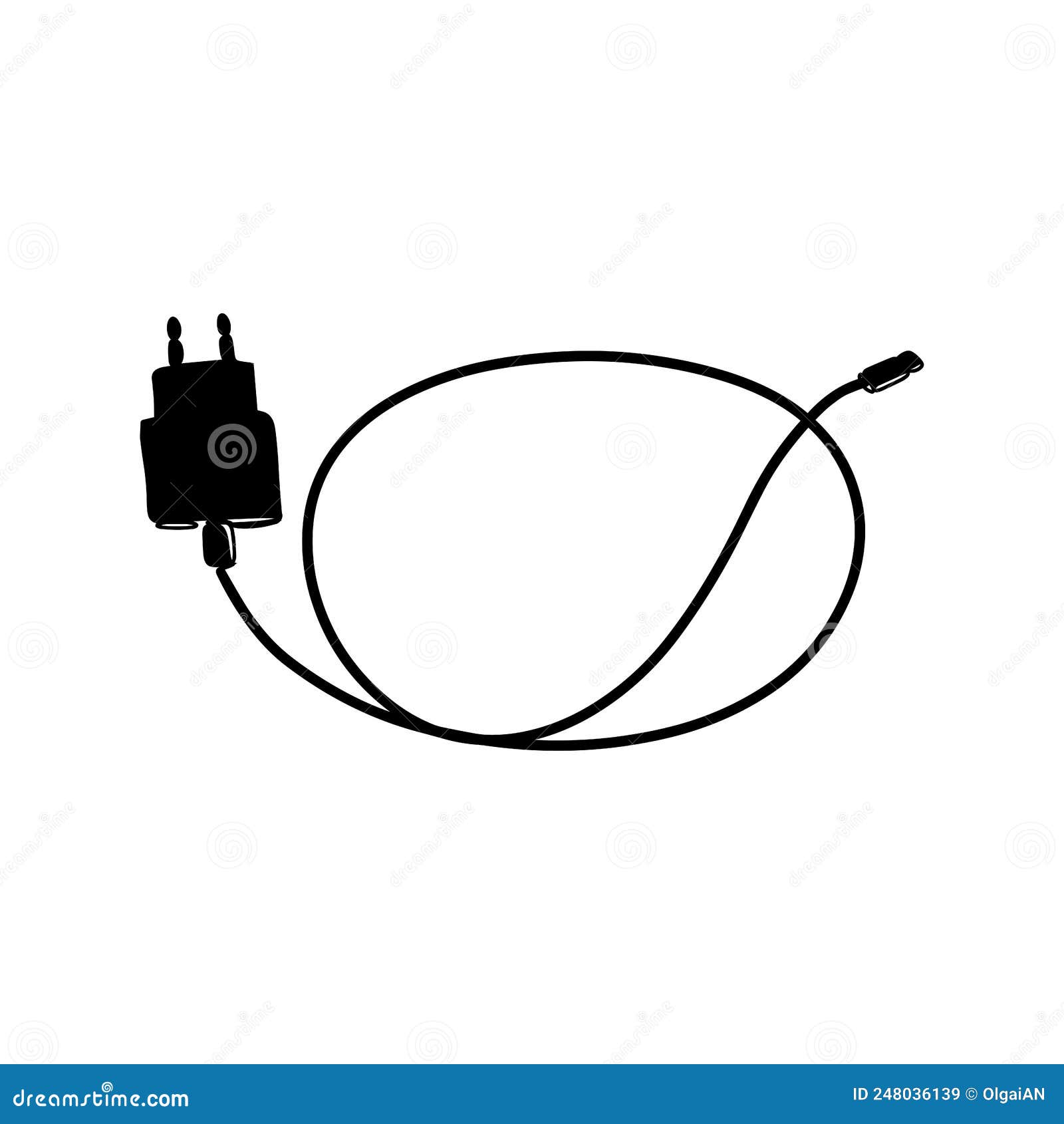 Charging Phone Icon in Flat Style Isolated. Vector Symbol Illustration ...