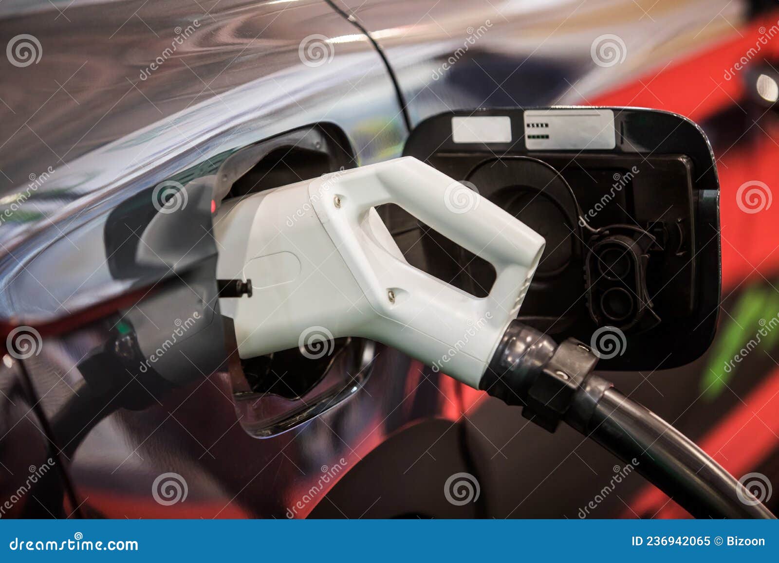 Charging Plug for an Electric Car Stock Image - Image of clean, future ...
