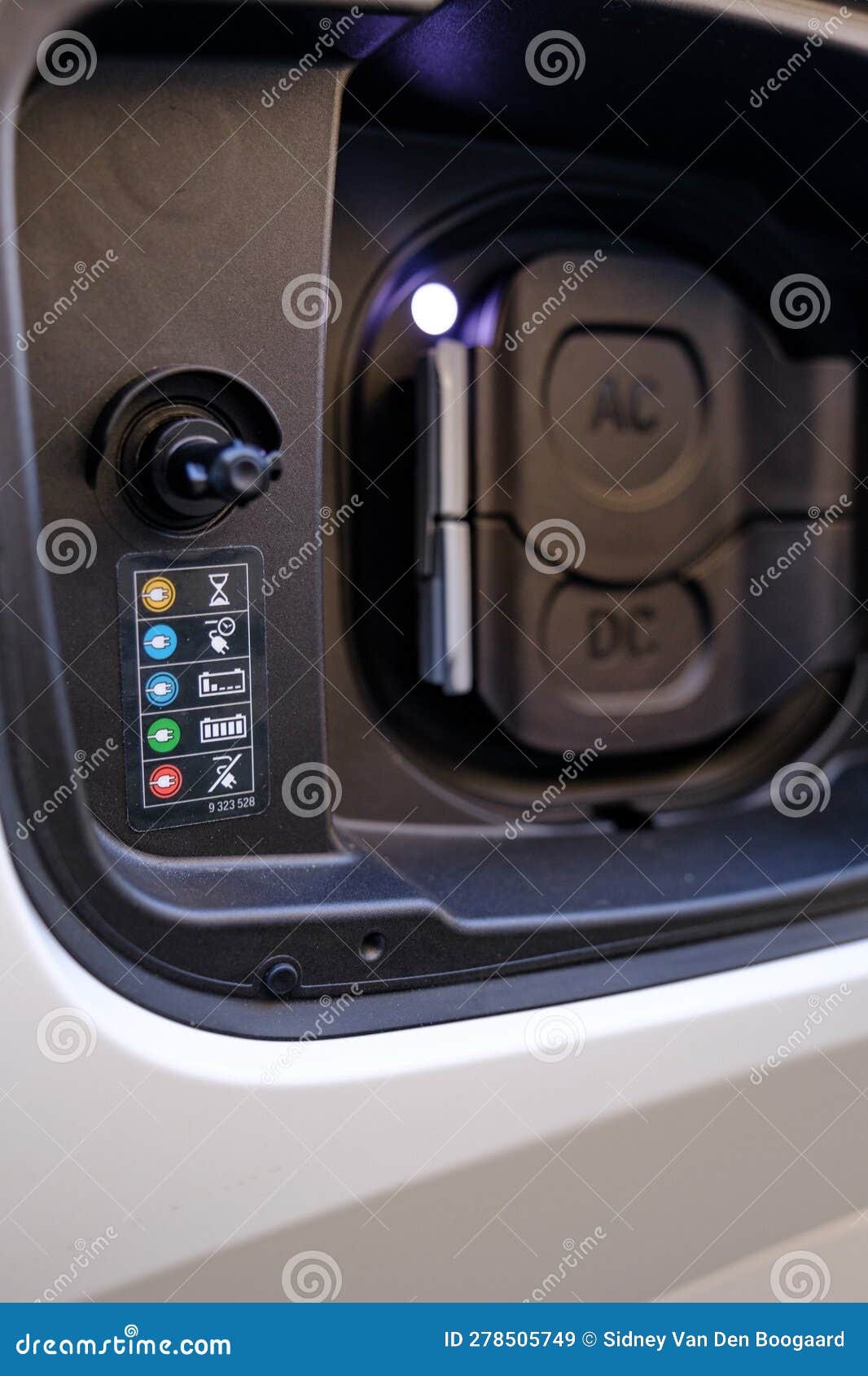 Charging Port of an Electric Car Stock Image - Image of ecological ...