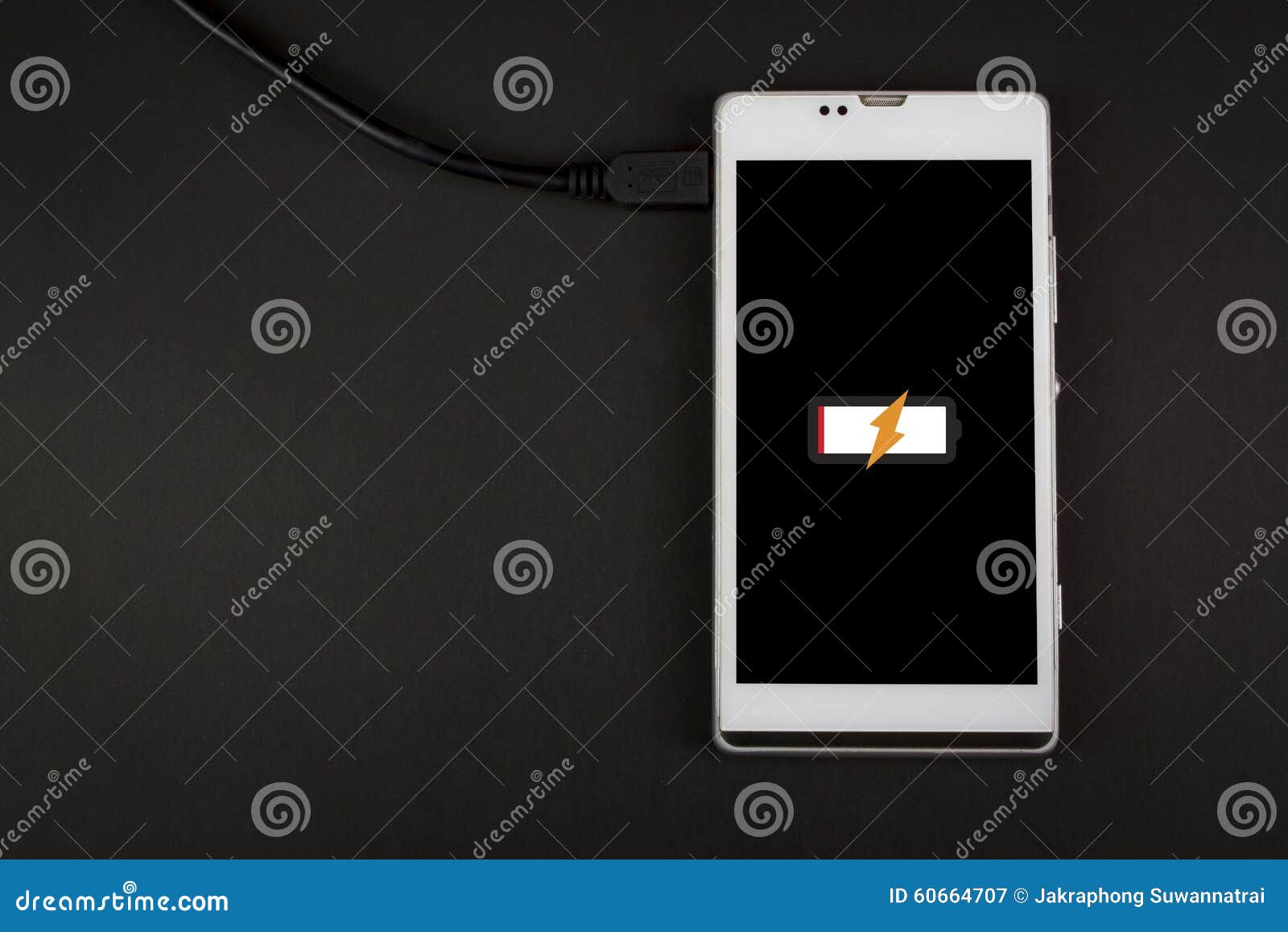 Charging Smartphone on Background Stock Image - Image of power, charge ...