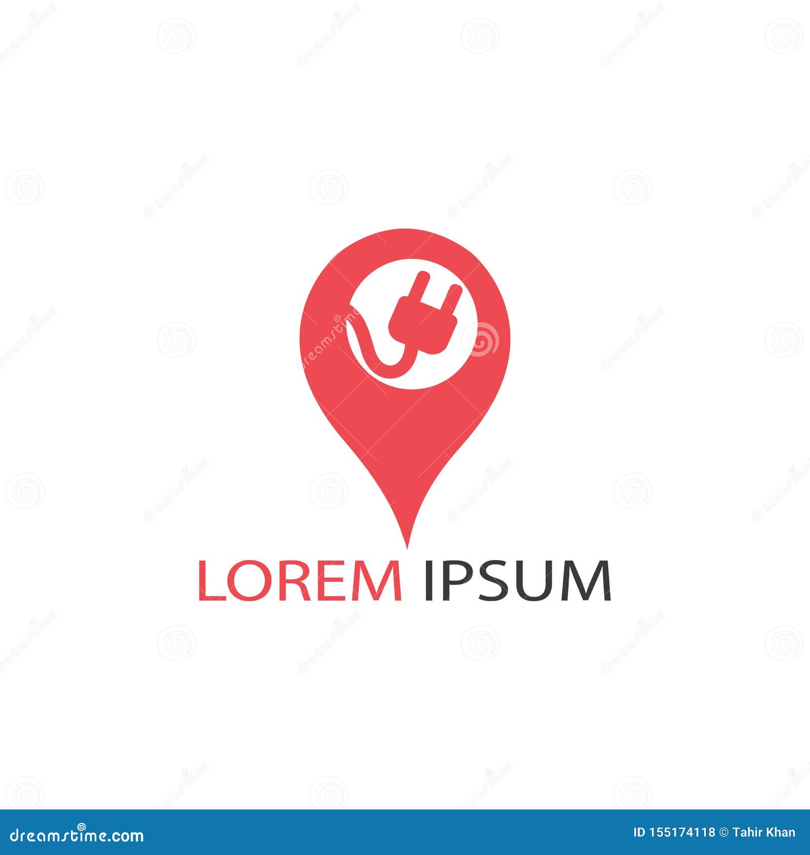 Charging Station Icon with Electric Plug Vector Logo Design. Stock ...