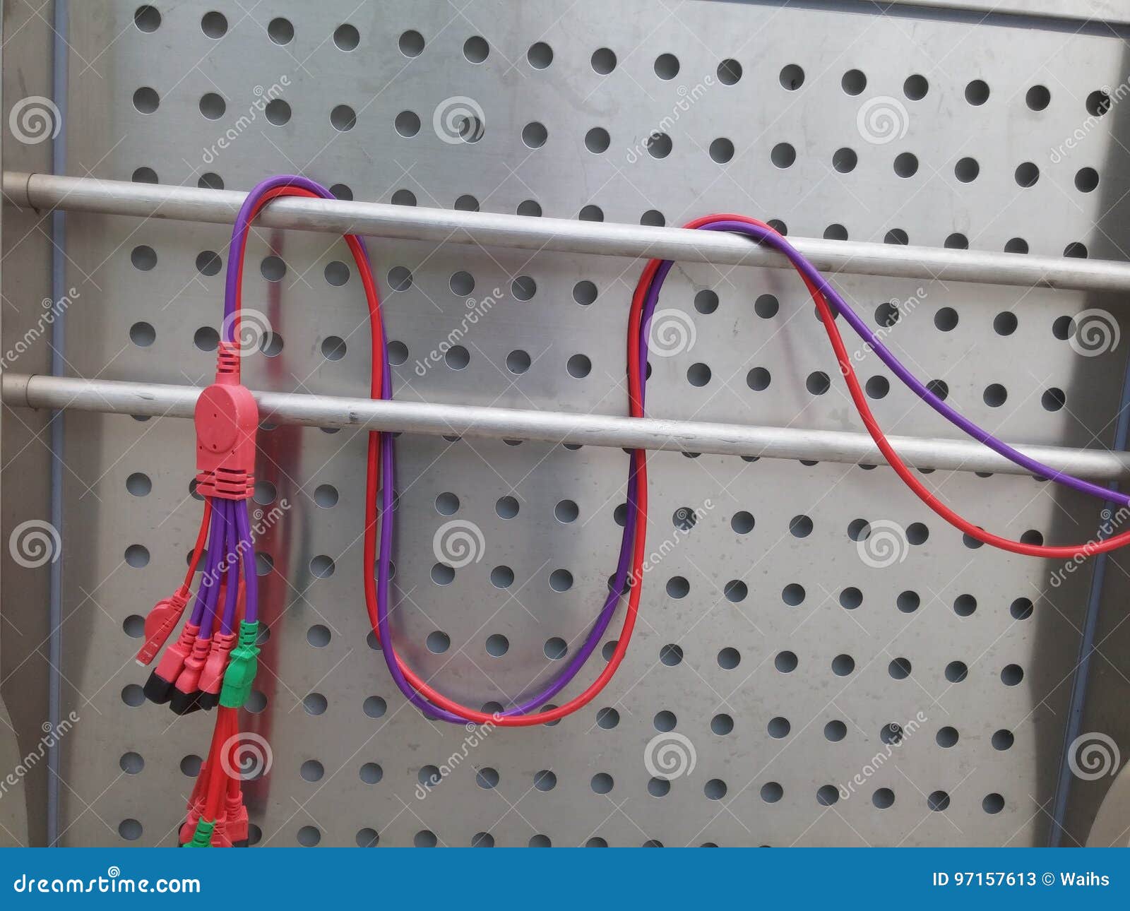 Charging station wire stock image. Image of external - 97157613