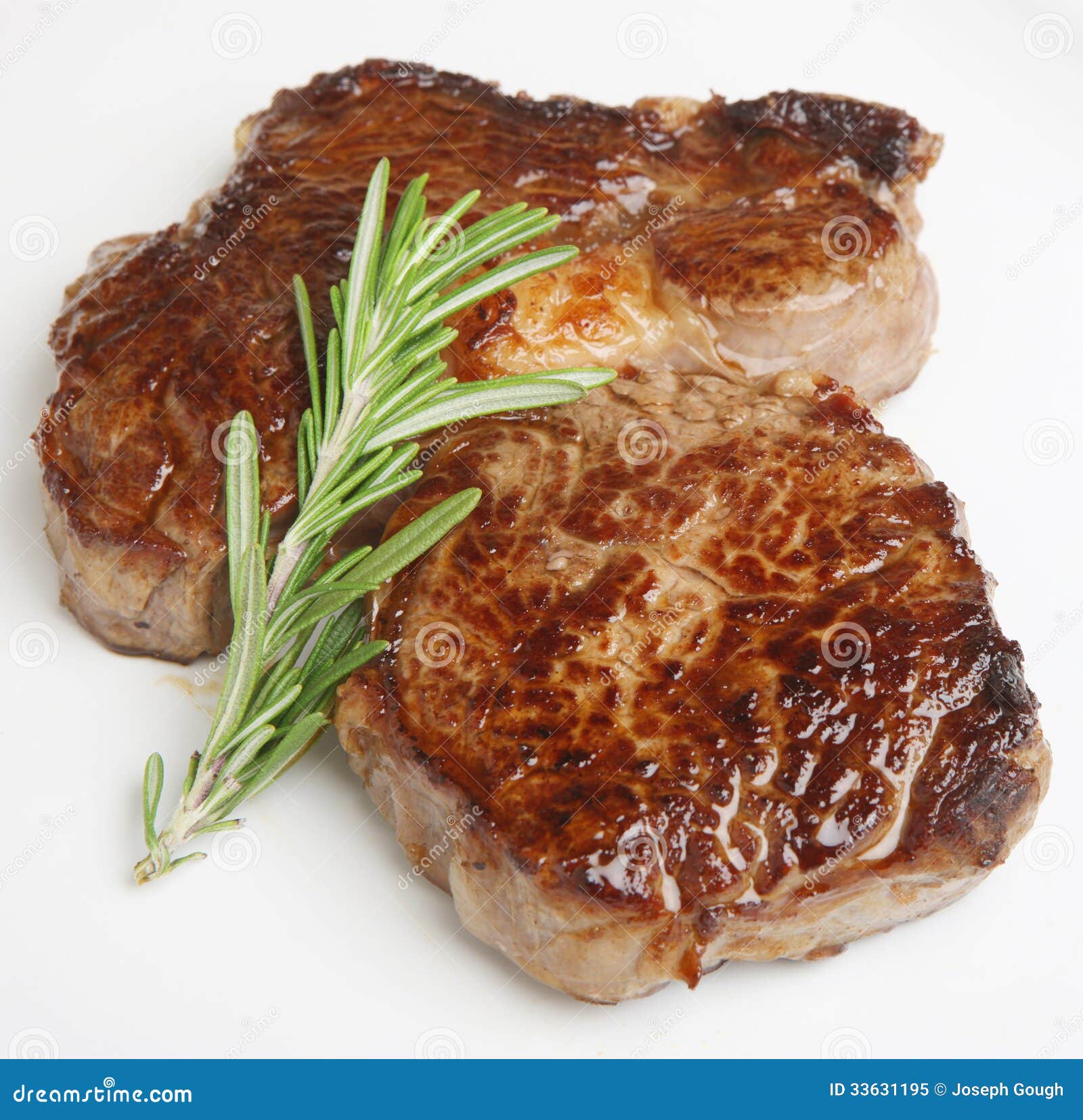 Chargrilled Rib-Eye Beef Steak Stock Image - Image of browned, steak ...