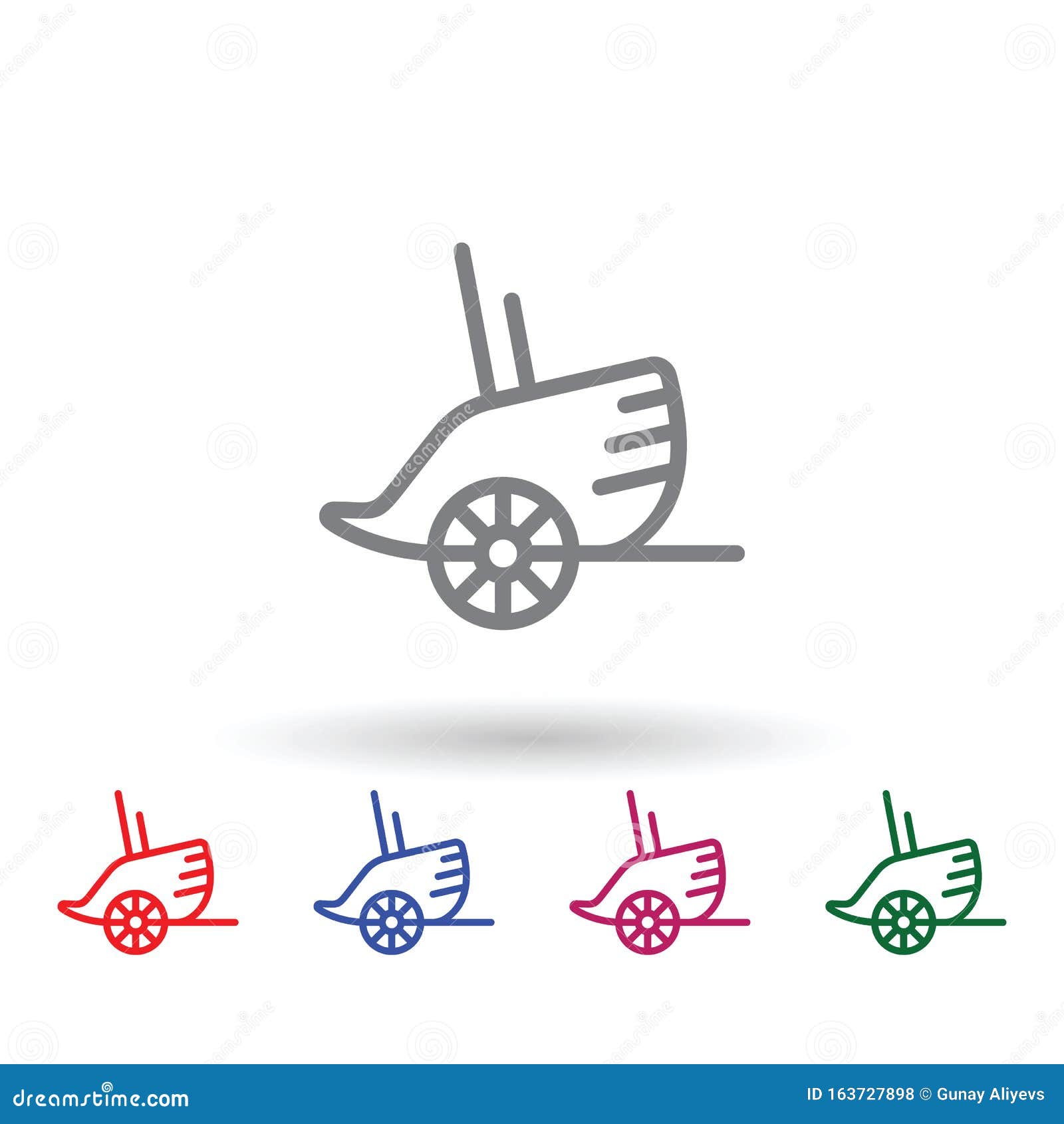 Chariot Multi Color Icon. Simple Thin Line, Outline of Mythology Icons ... Chariot Multi Color Icon. Simple Thin Line, Outline of Mythology Icons ...