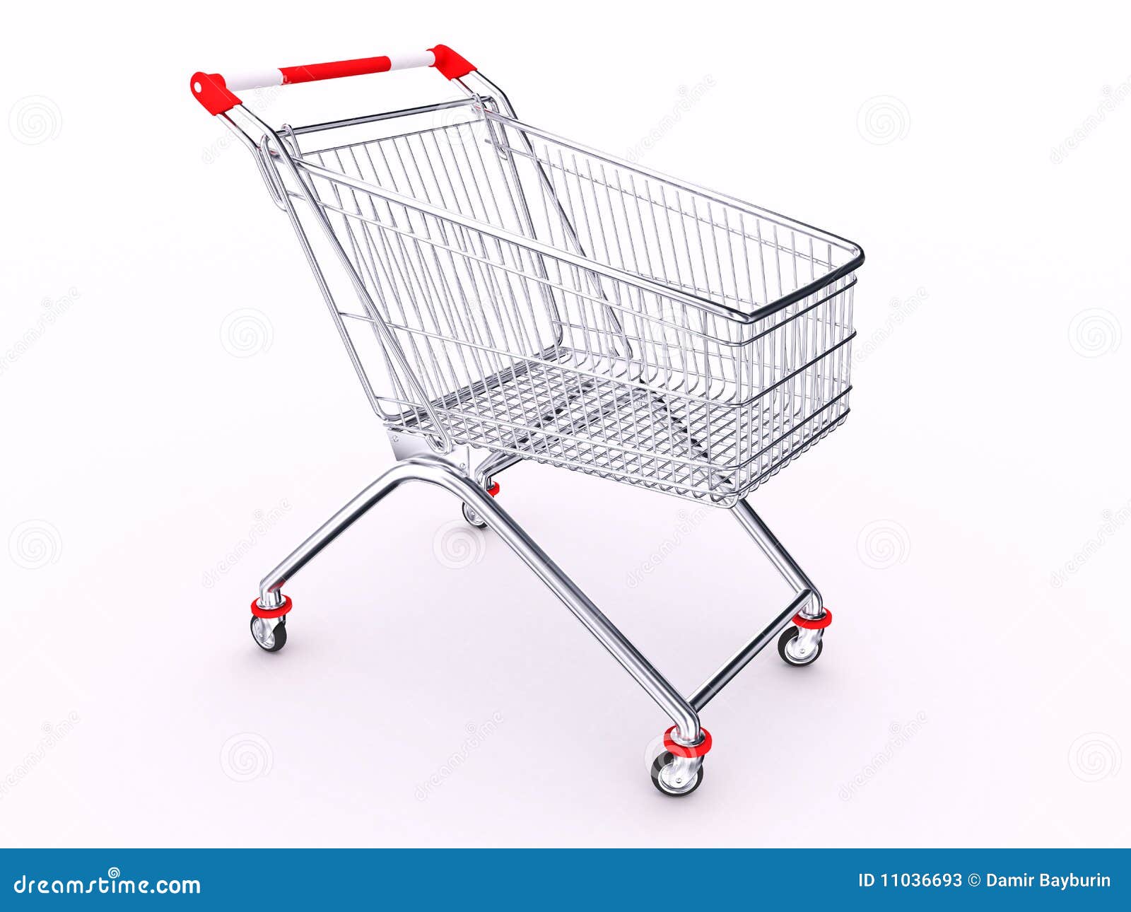 Chariot vide illustration stock. Illustration du vente - 11036693