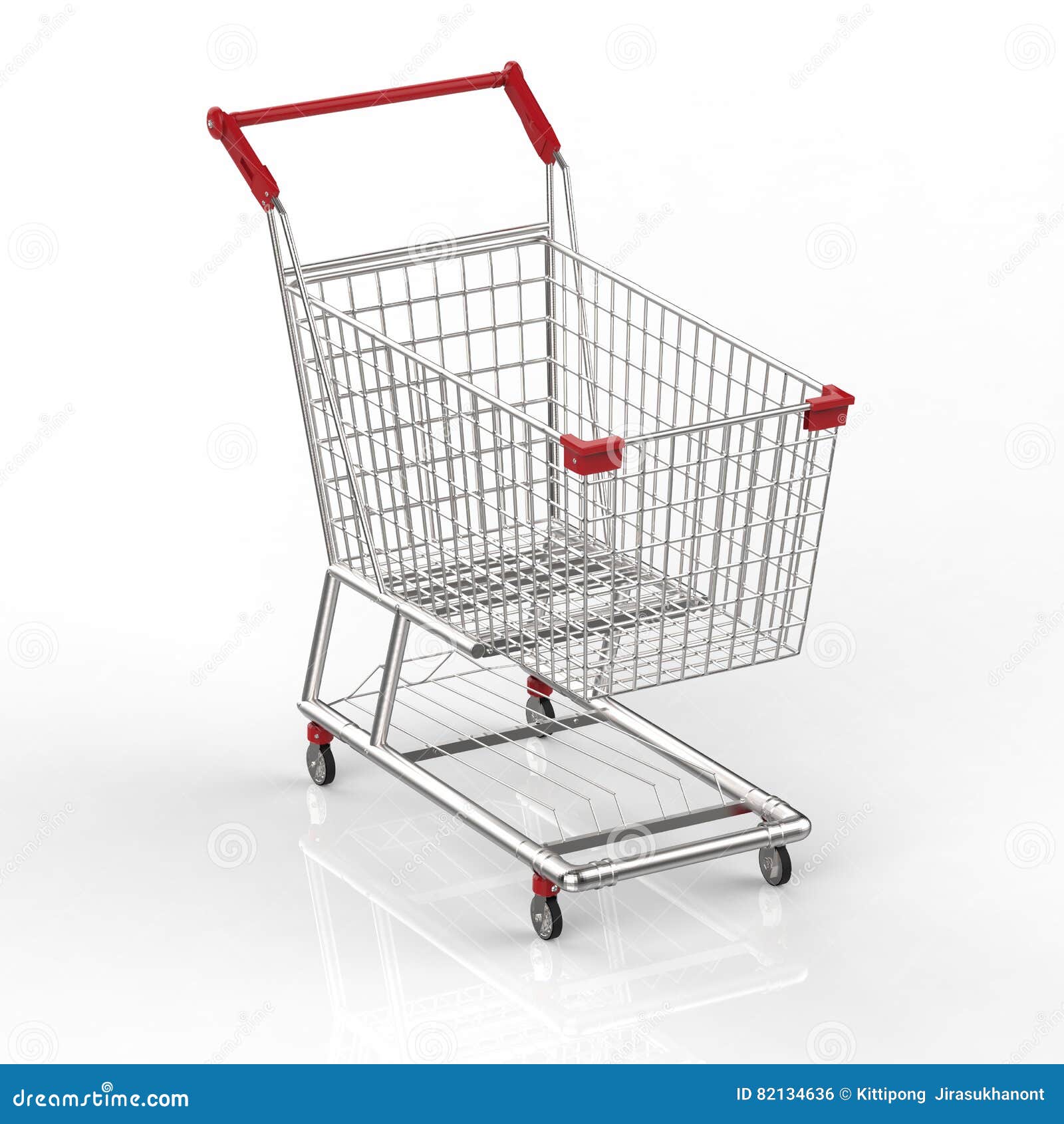 Chariot vide photo stock. Image of consommationisme, achats - 82134636