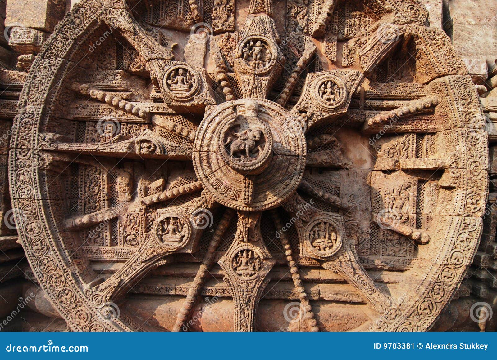 Chariot wheel in Konark stock image. Image of hinduism - 9703381