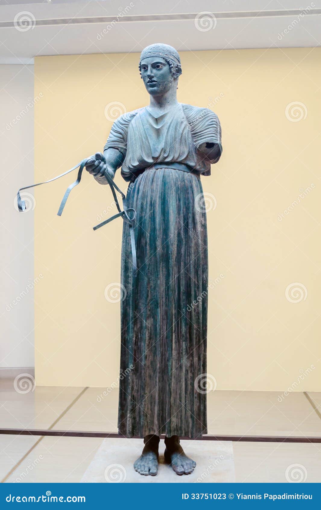 Charioteer Statue Located At Delphi Editorial Photo | CartoonDealer.com ...