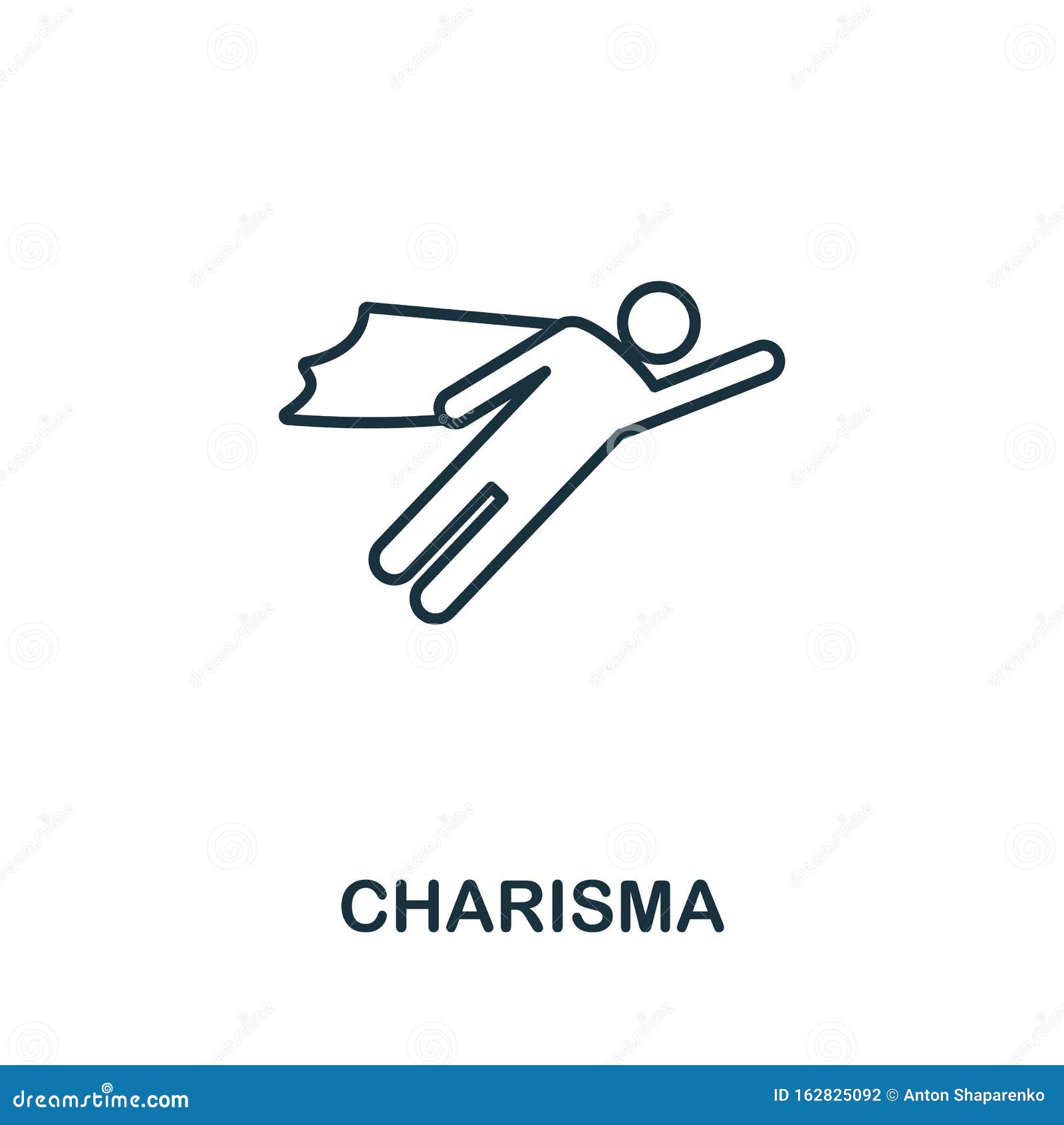 Charisma Icon Outline Style. Thin Line Creative Charisma Icon for Logo ...