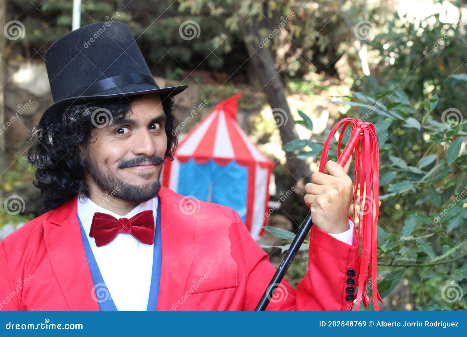 Charismatic Ethnic Ringmaster in the Circus Stock Image - Image of ...