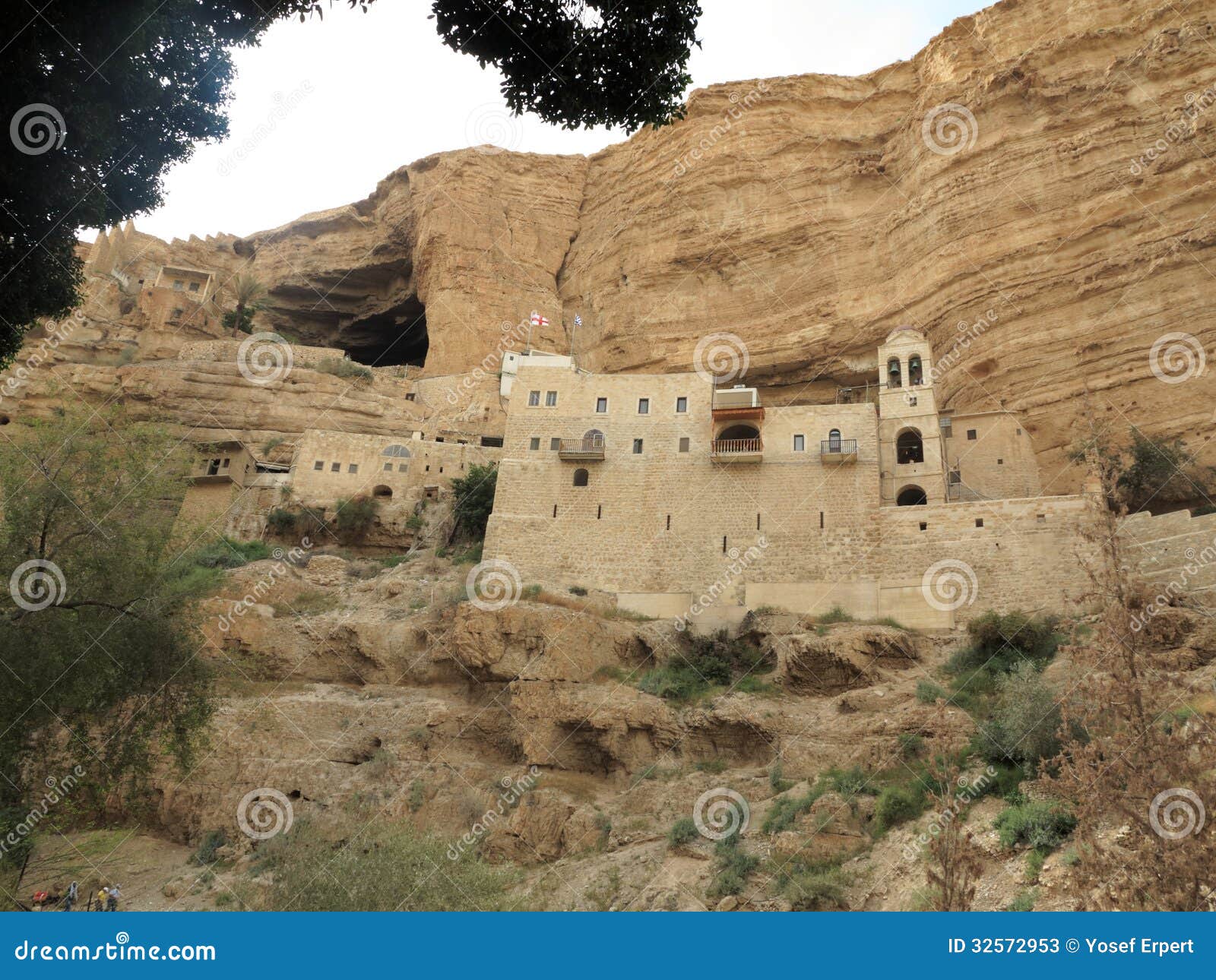 The Chariton Monastery stock image. Image of oasis, monastery - 32572953