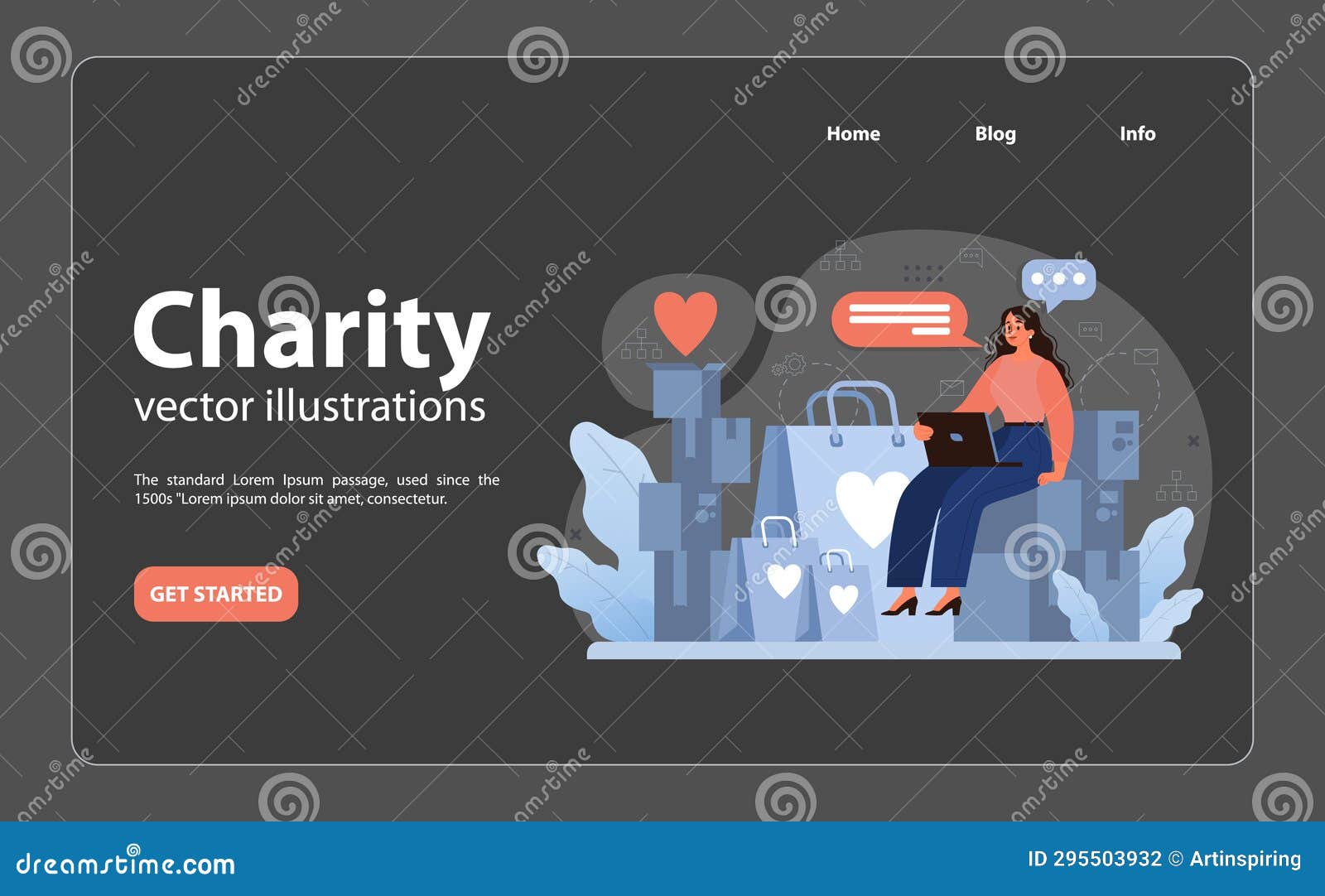 Charitable Foundation. Icons On Helping People And Donation.Charity And ...