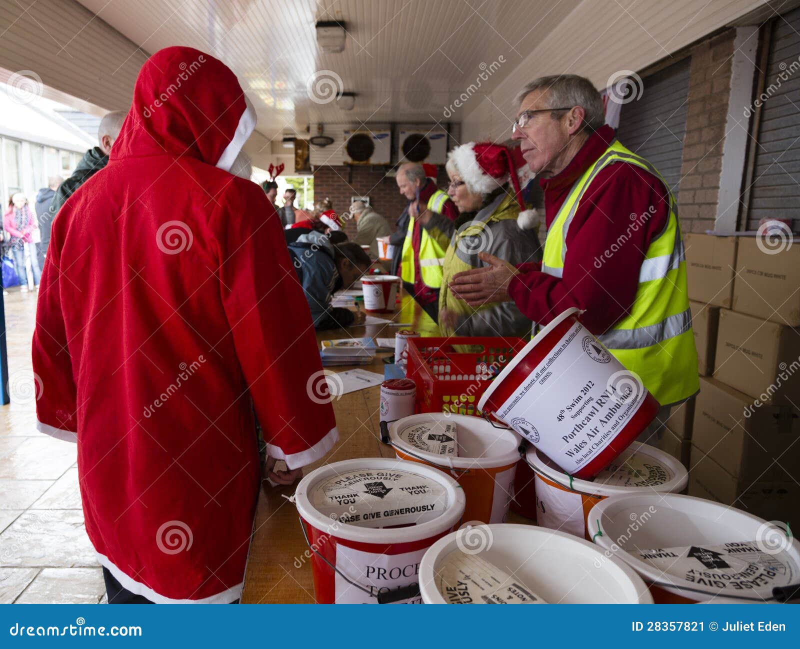 Charity collection editorial photo. Image of dress, boxes - 28357821