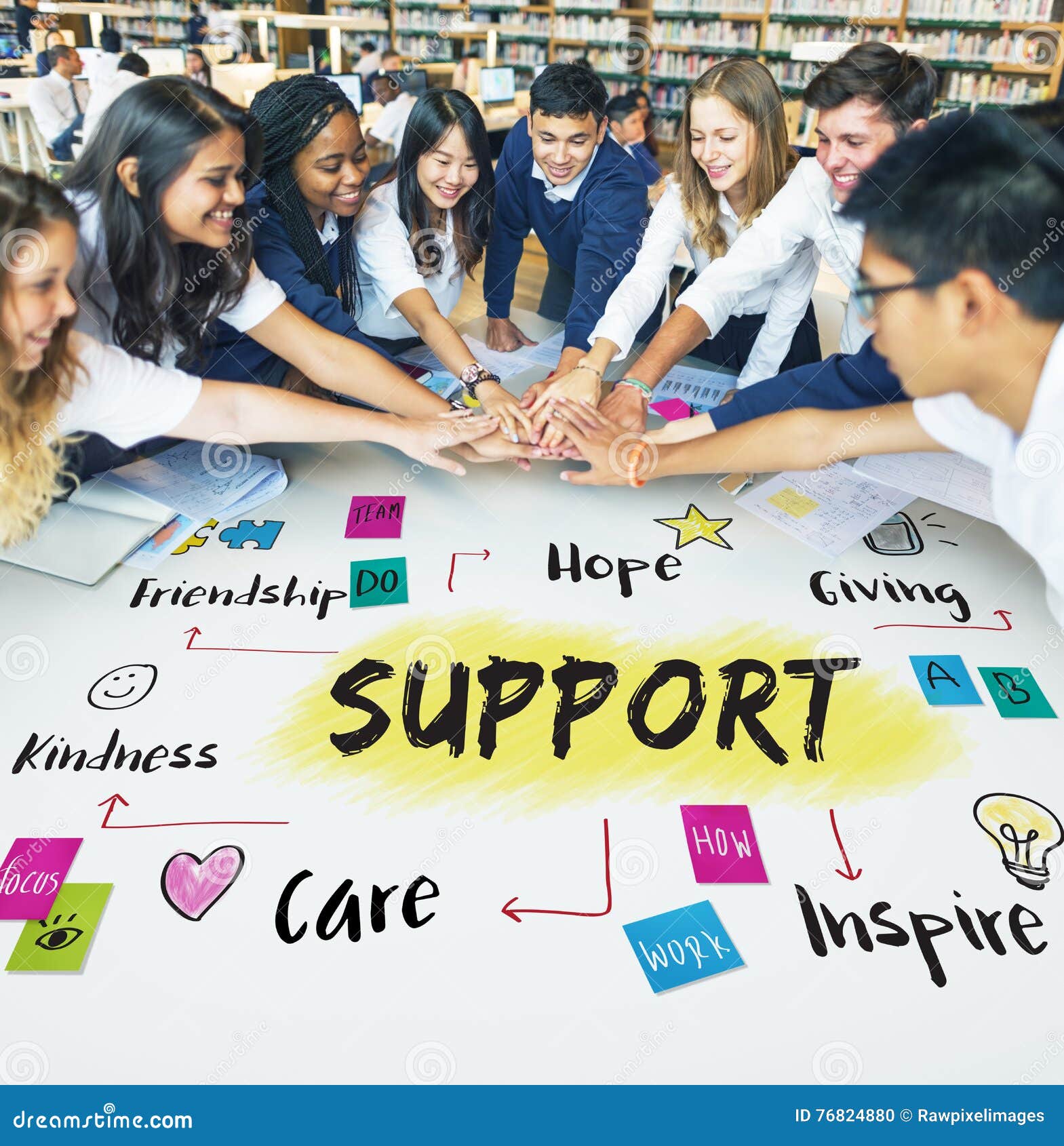 Charity Community Share Help Concept Stock Photo - Image of culture ...