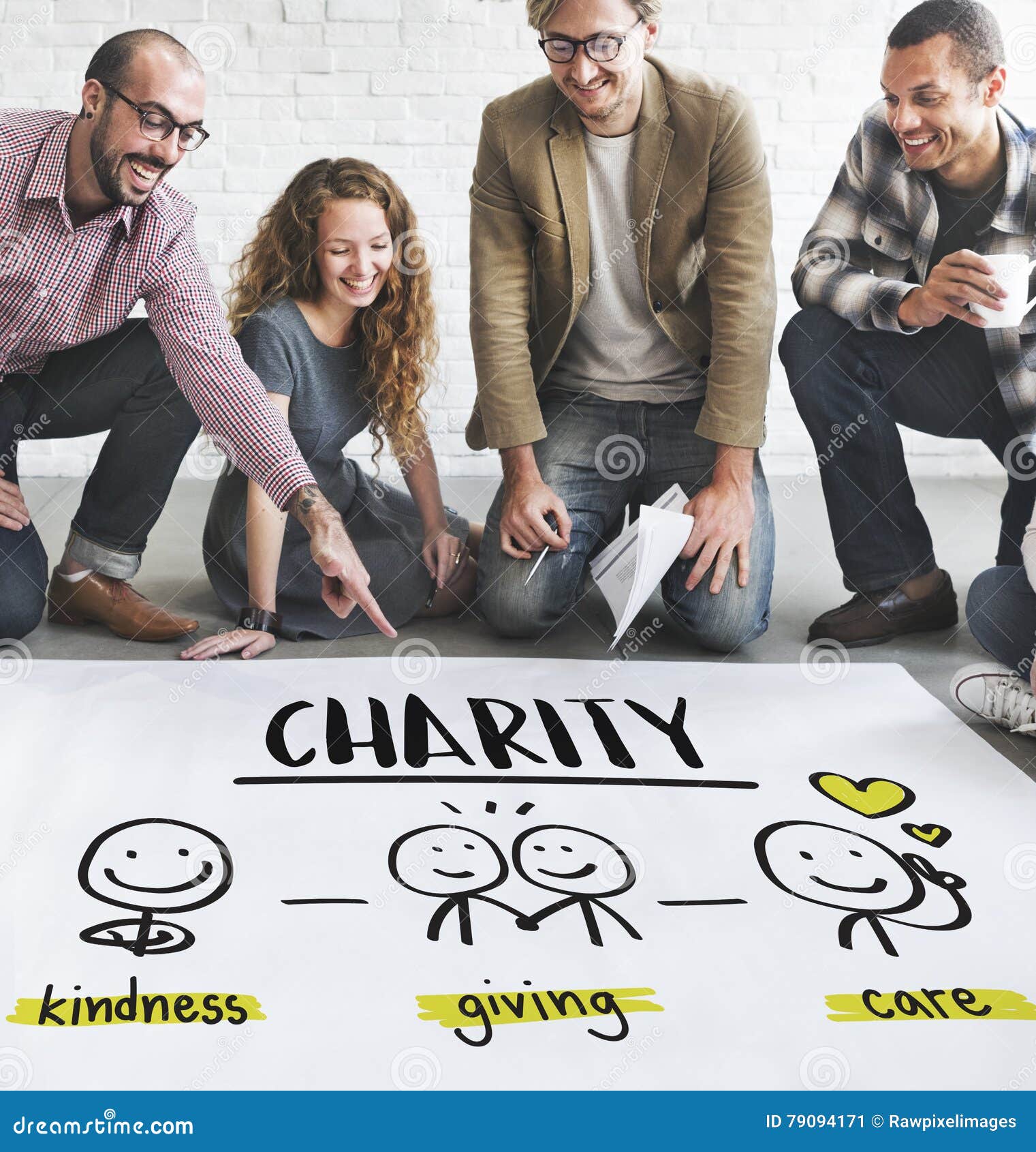 Charity Community Share Help Concept Stock Image - Image of interaction ...