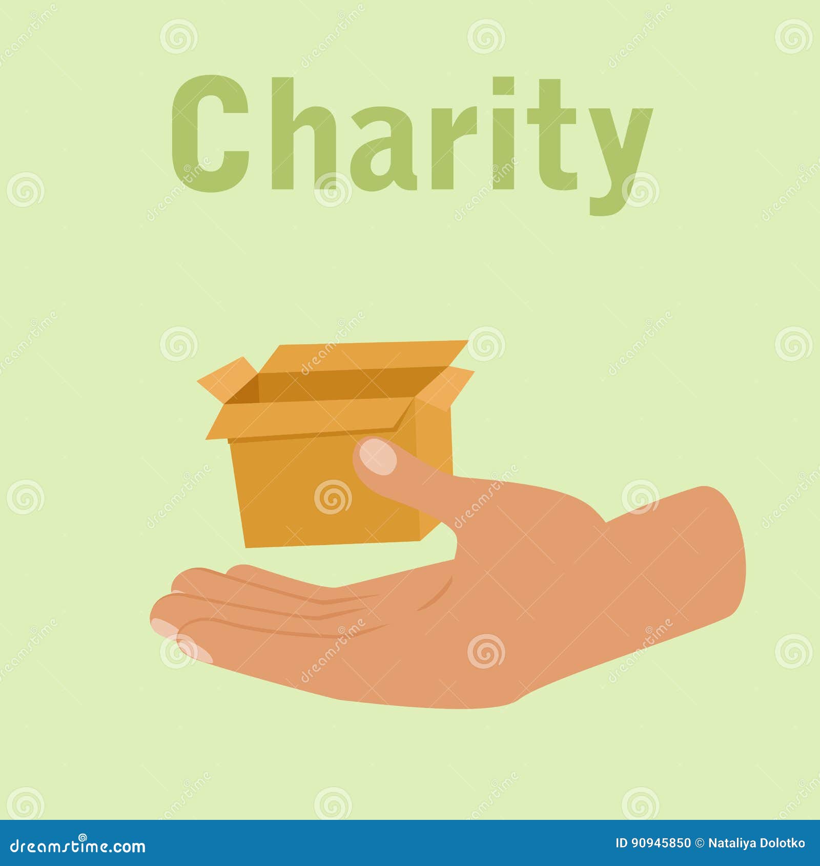 Charity Conceptual Illustration Stock Vector - Illustration of ...