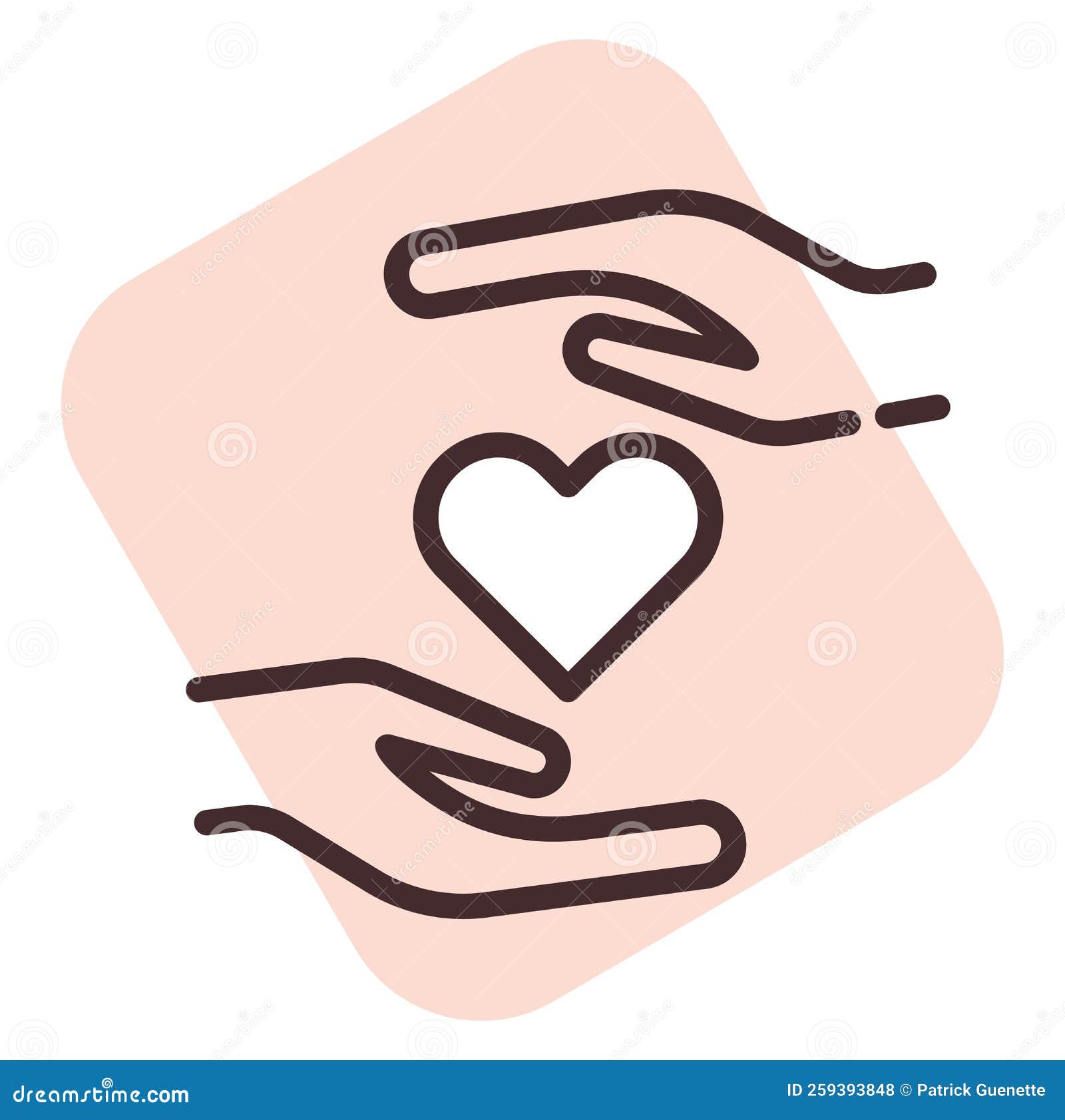 Charity and Donation Human Care, Icon Stock Vector - Illustration of ...