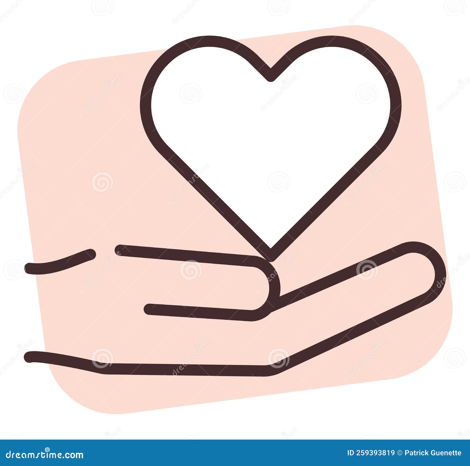 Charity and Donation Love Foundation, Icon Stock Vector - Illustration ...