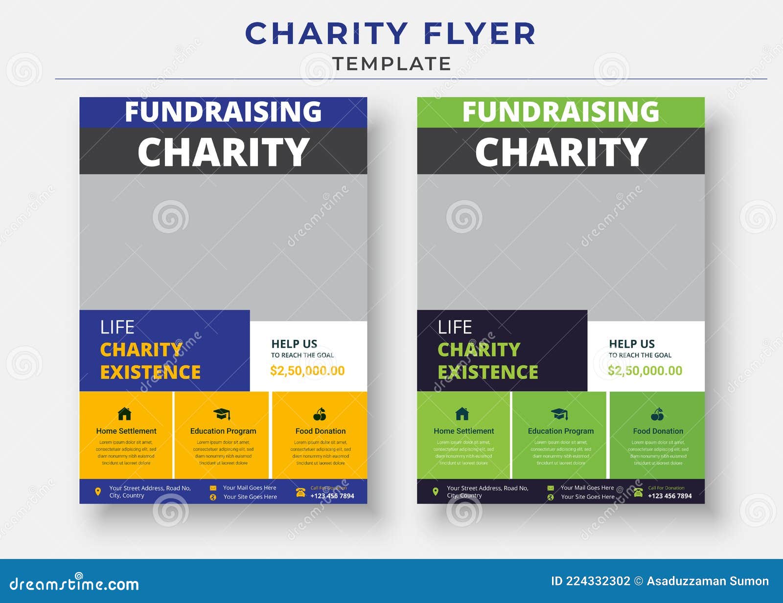 Charity Flyer Design Template. Promotional Flyer Design For Charity ...