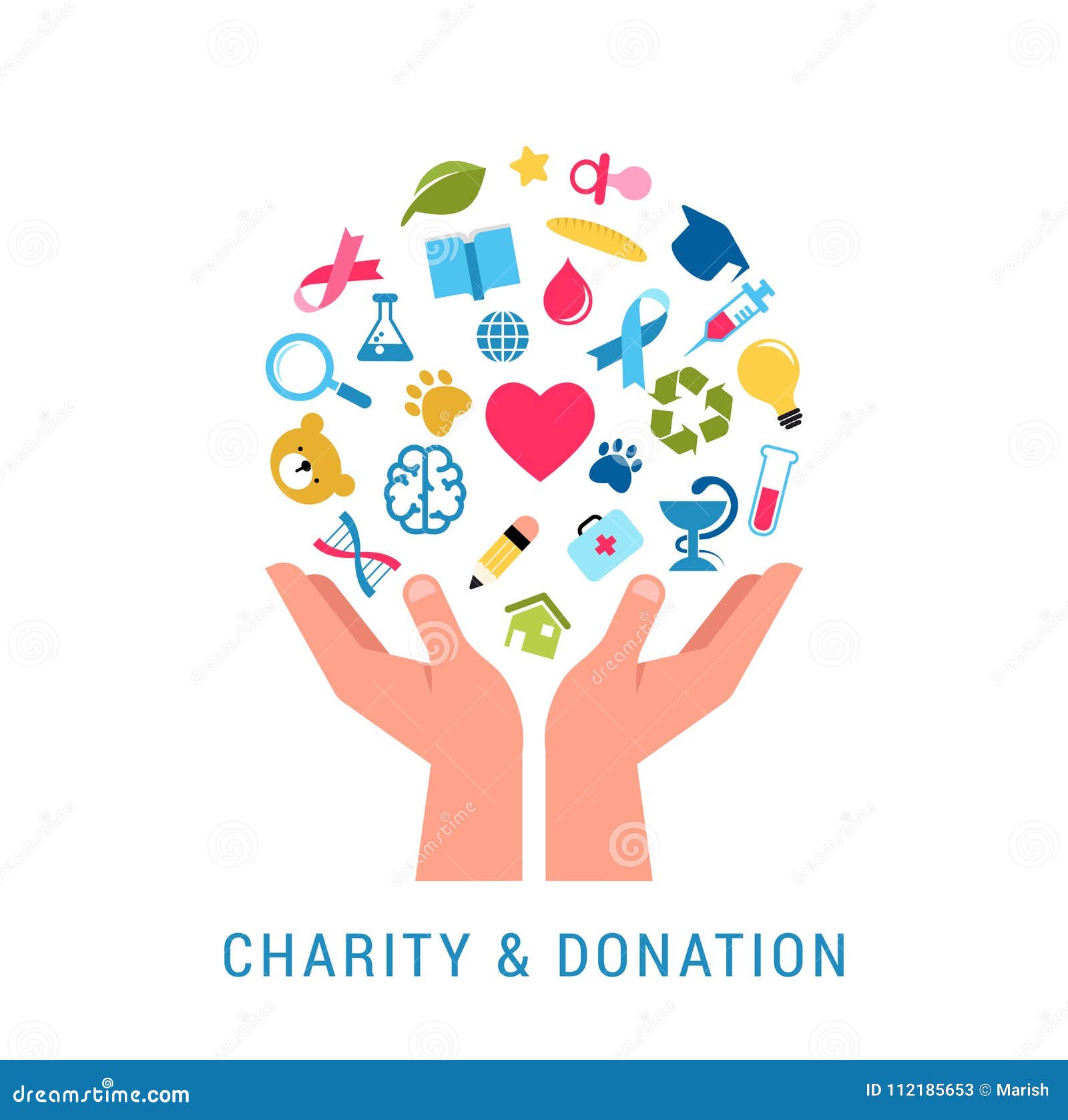 Charity, Giving and Donation Poster Template Stock Vector ... Charity, Giving and Donation Poster Template Stock Vector ...