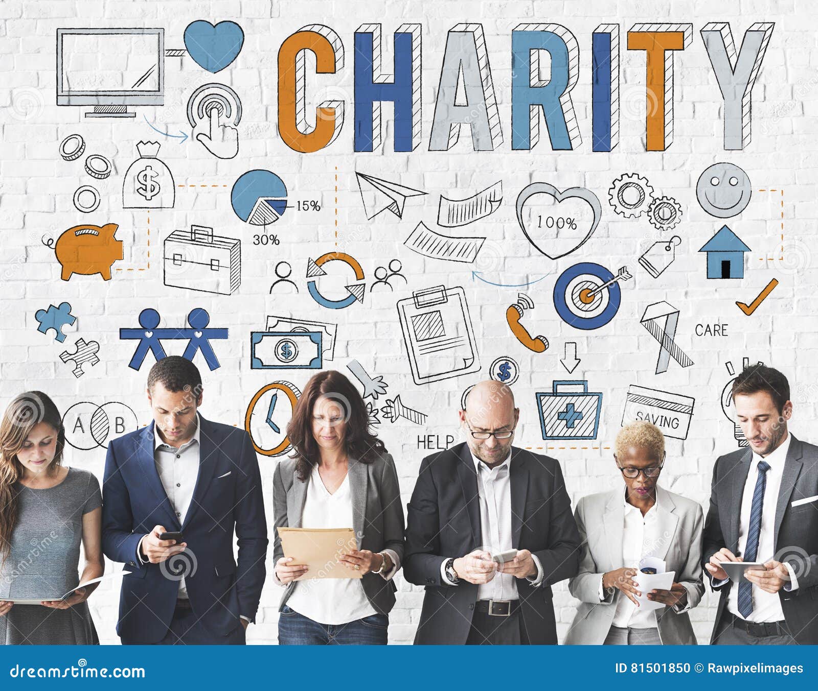 Charity Help Give Care Hope Donate Concept Stock Photo - Image of ...