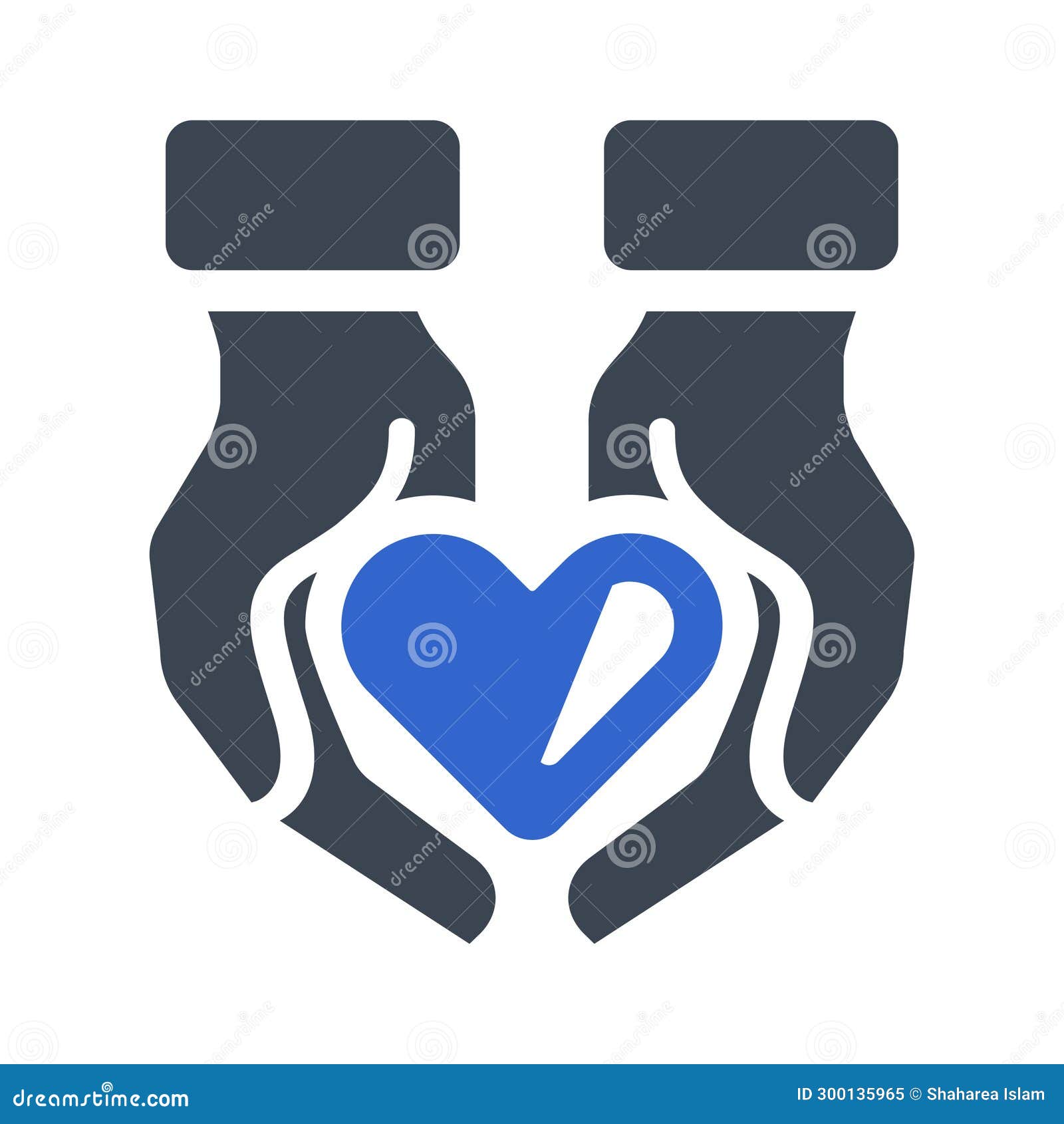 Charity Help Hands Logo On Letter 7 Concept Template. Care, Sharing ...