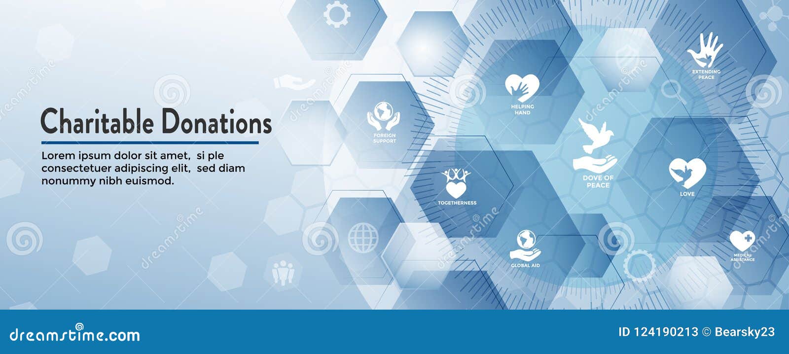 Charitable Giving - Custom Calligraphy Text Vector Illustration ...