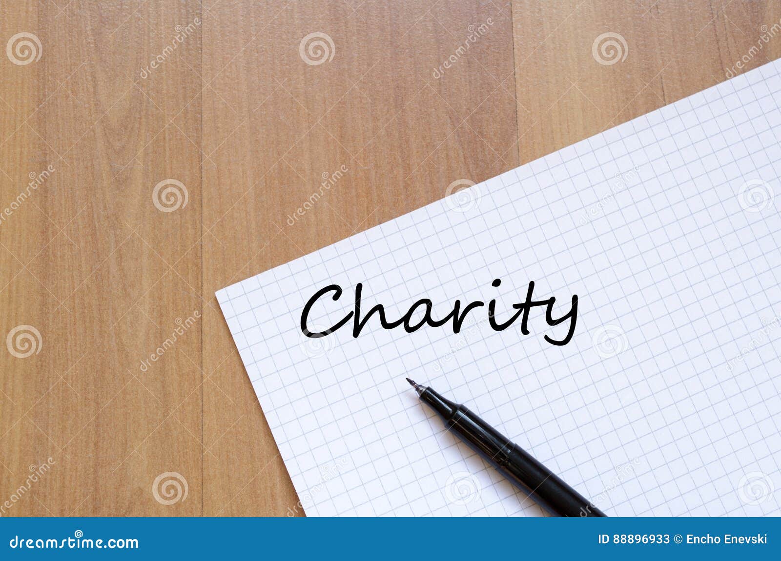 Charity write on notebook stock image. Image of dark - 88896933