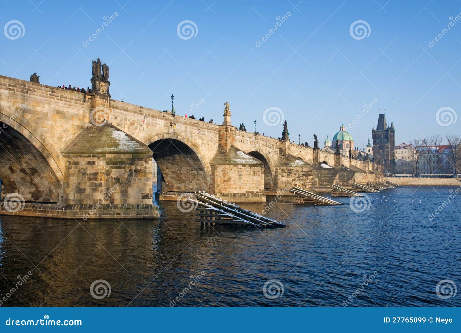 Charles bridge stock image. Image of building, history - 27765099