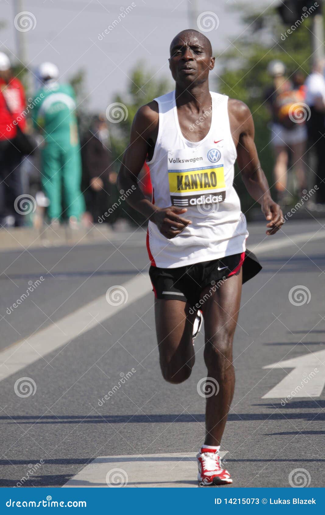 Charles Kanyao in Prague Marathon Editorial Stock Photo - Image of ...