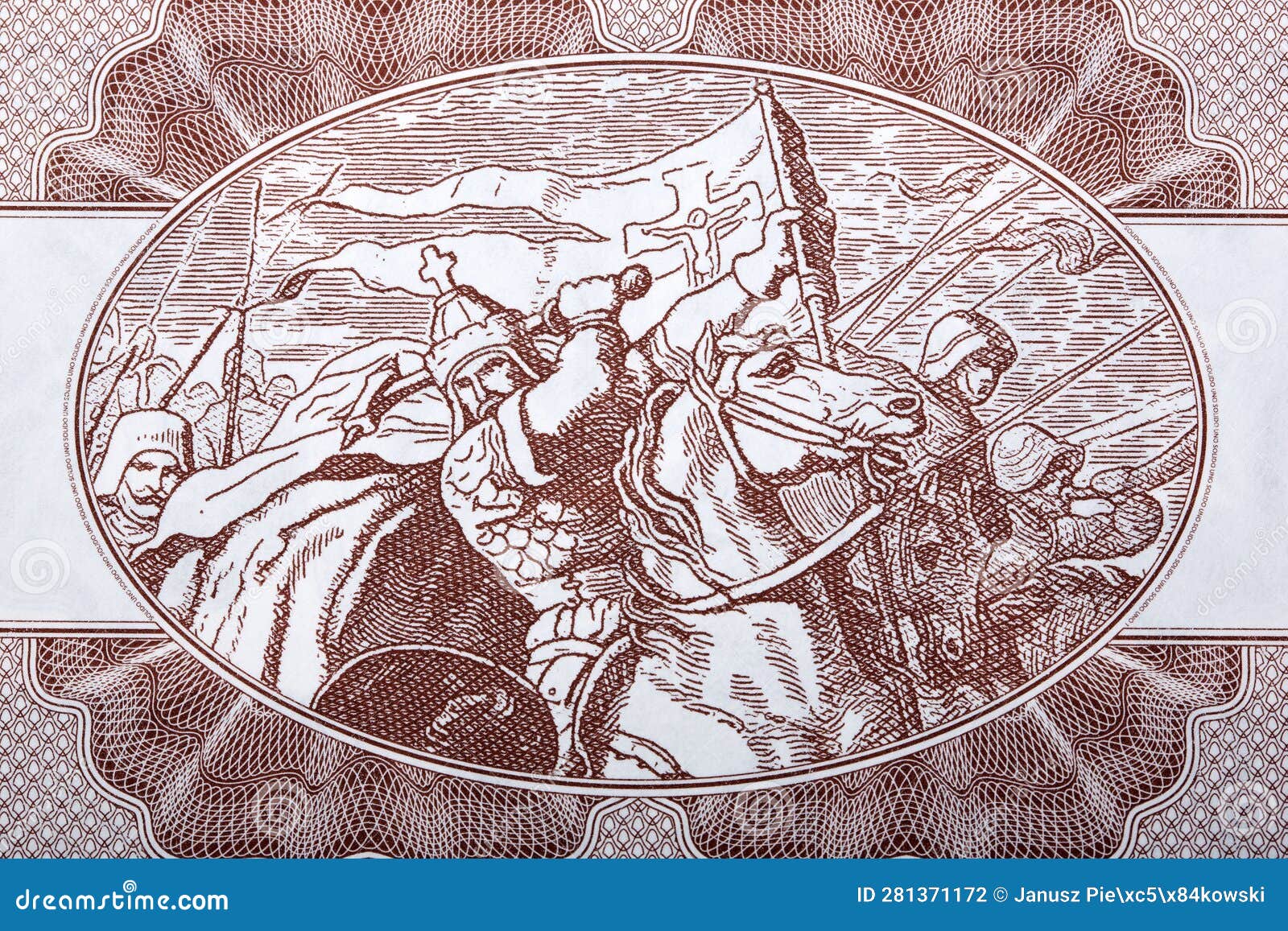 Charles Martel Fights the Arabs at Poitiers Editorial Photography ...