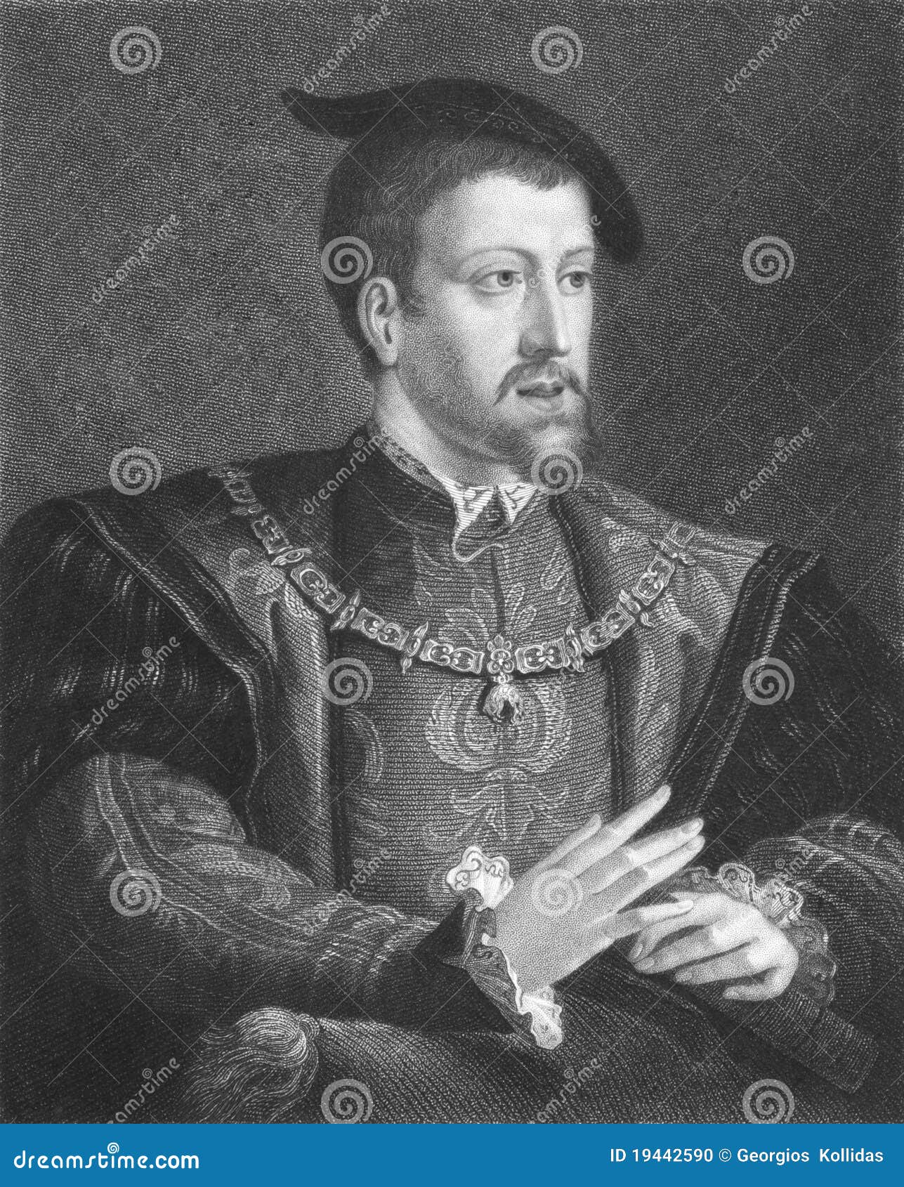 Charles V editorial image. Image of monarch, historic - 19442590