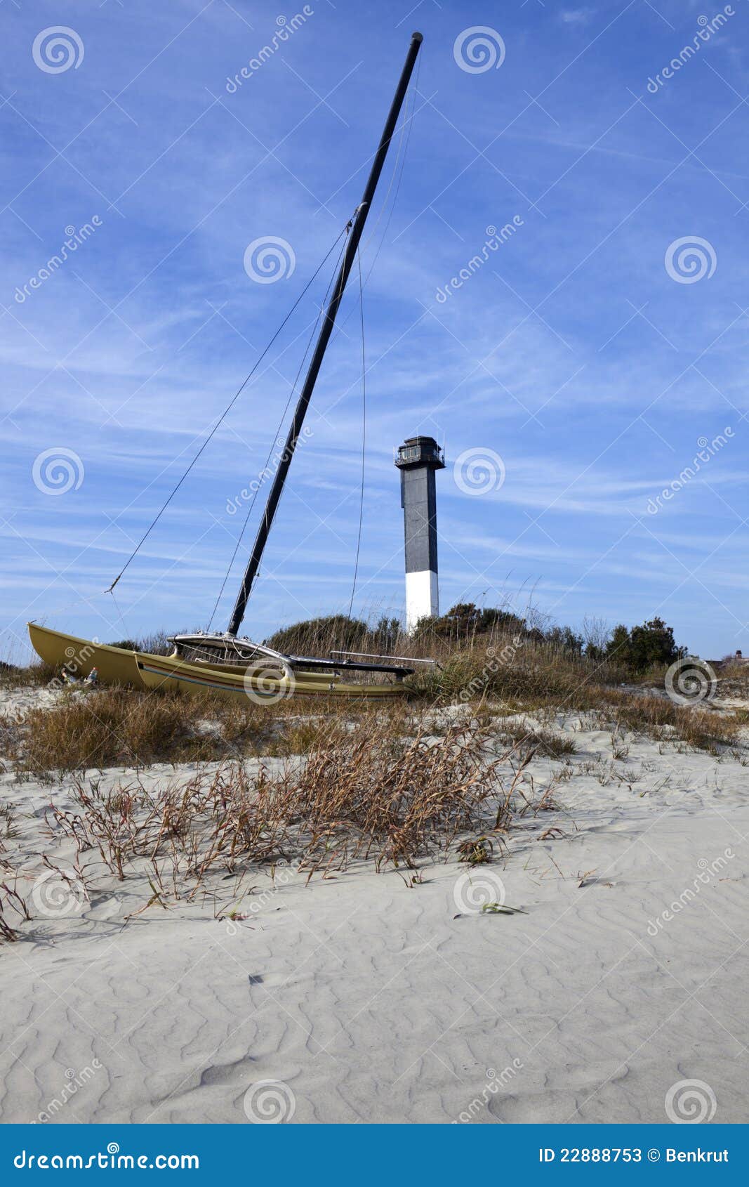 Charleston lighthouse stock image. Image of charleston - 22888753