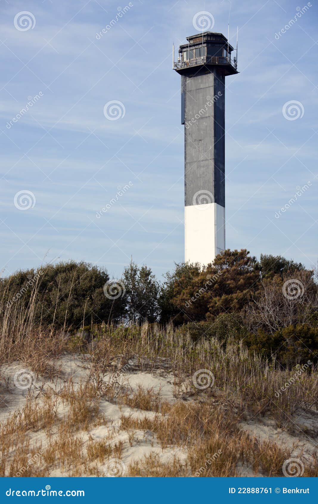 Charleston lighthouse stock image. Image of sullivan - 22888761
