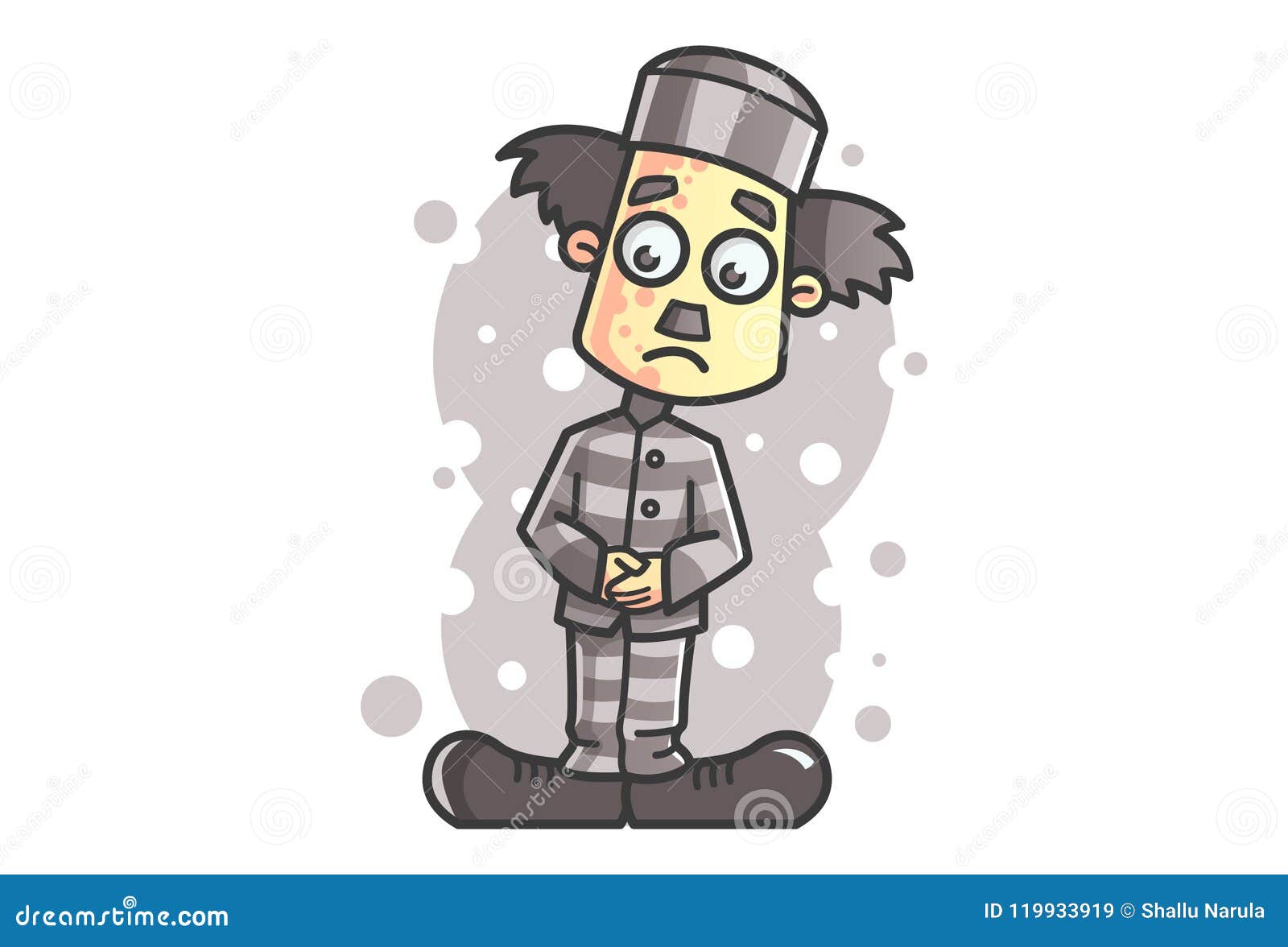 Cartoon Cat Charlie Chaplin Vector Illustration | CartoonDealer.com ...