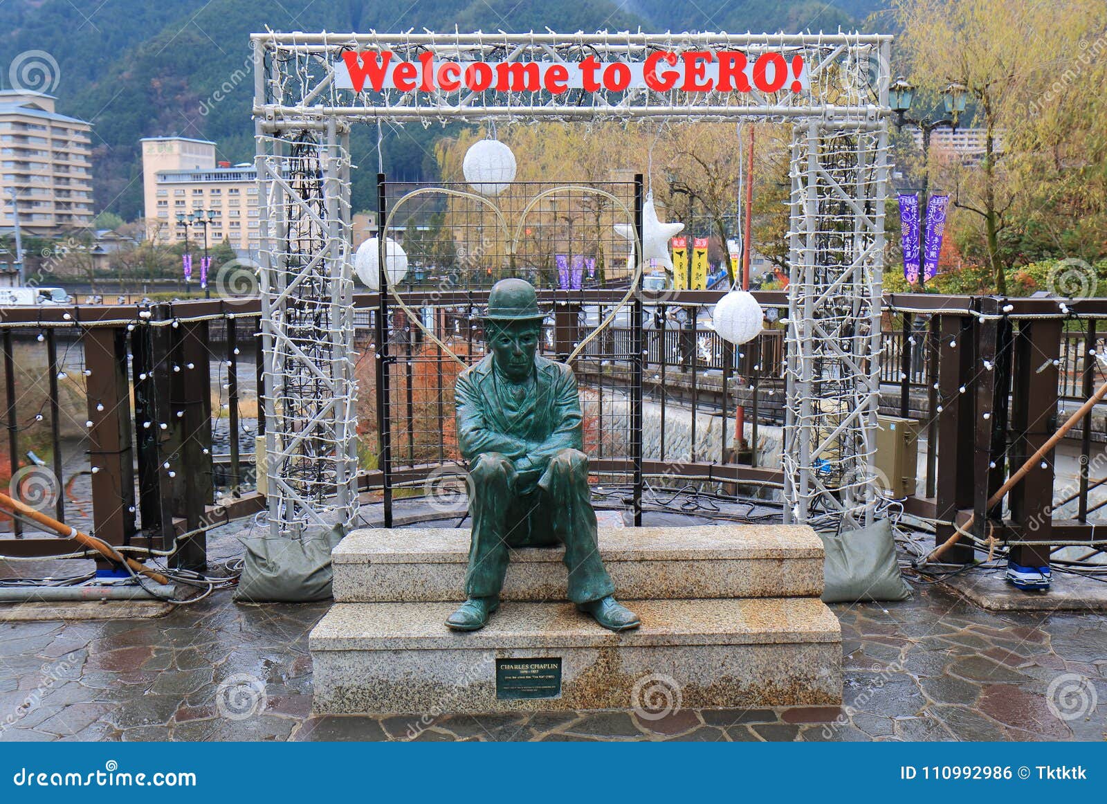 Gero Hot Springs Village Cityscape Gero Japan Editorial Image ...