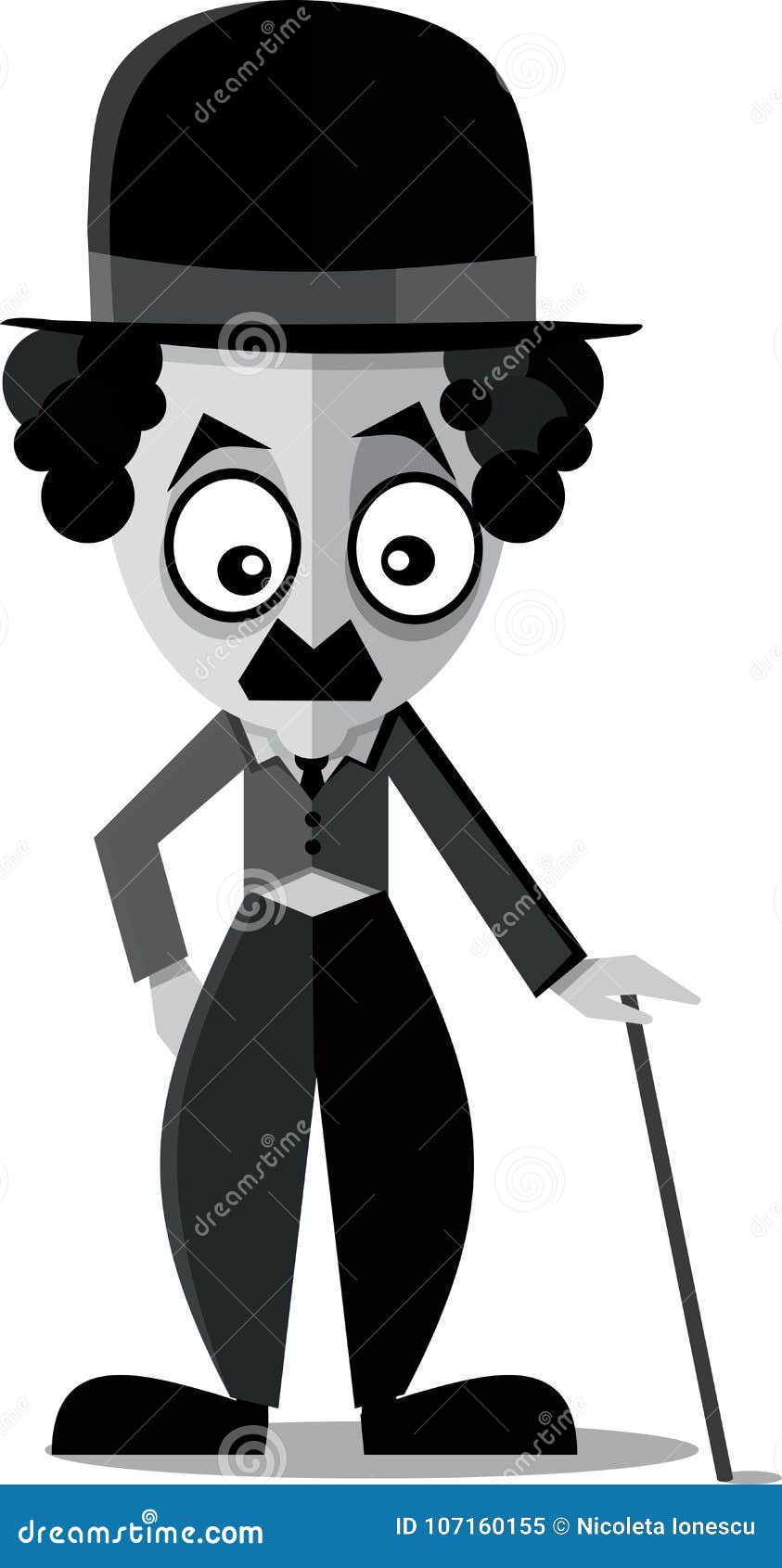 Charlie Chaplin Vector Cartoon Illustration Imagen editorial ...