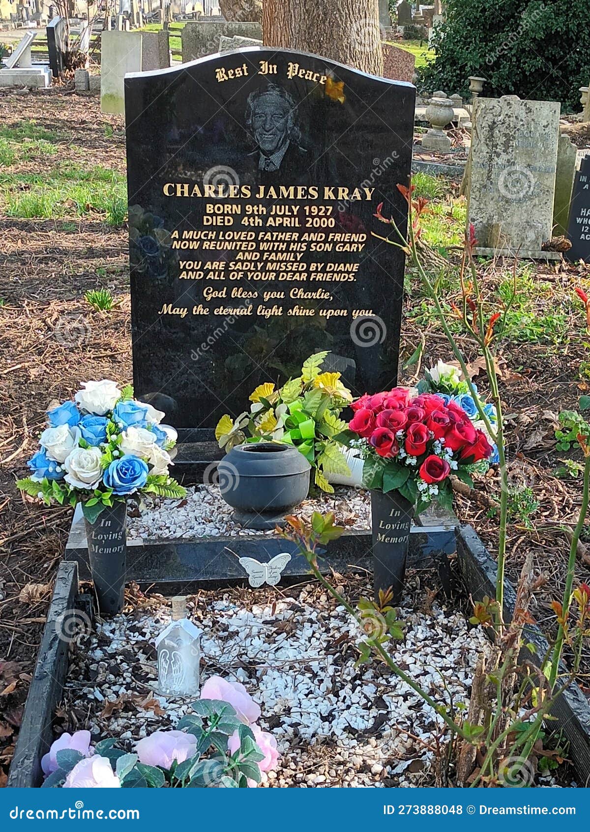 Charlie Kray editorial stock photo. Image of yard, monument - 273888048