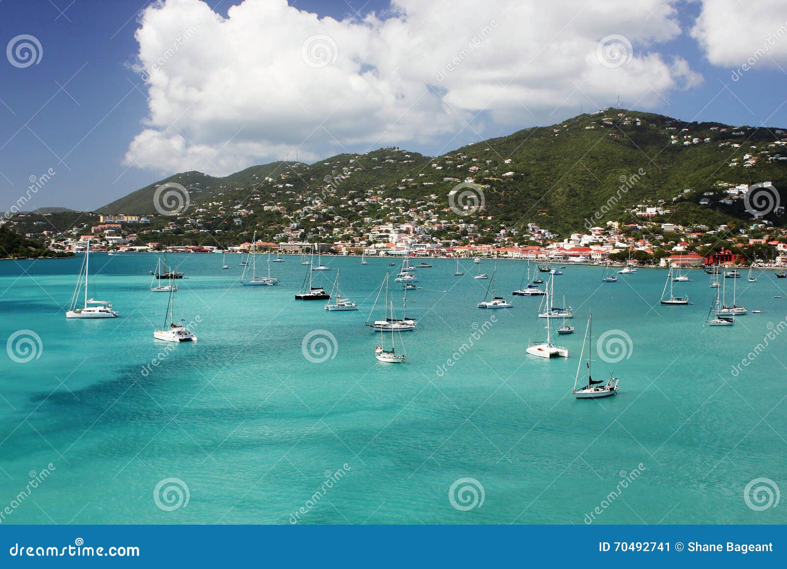Charlotte Amalie Harbor, Saint Thomas Stock Image - Image of virgin ...