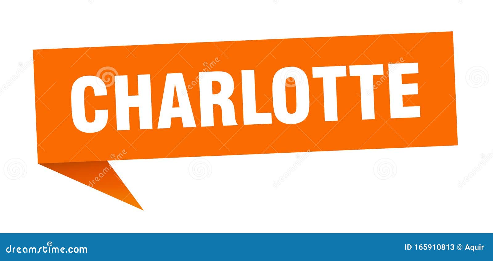 Charlotte Sticker. Charlotte Signpost Pointer Sign Stock Vector ...